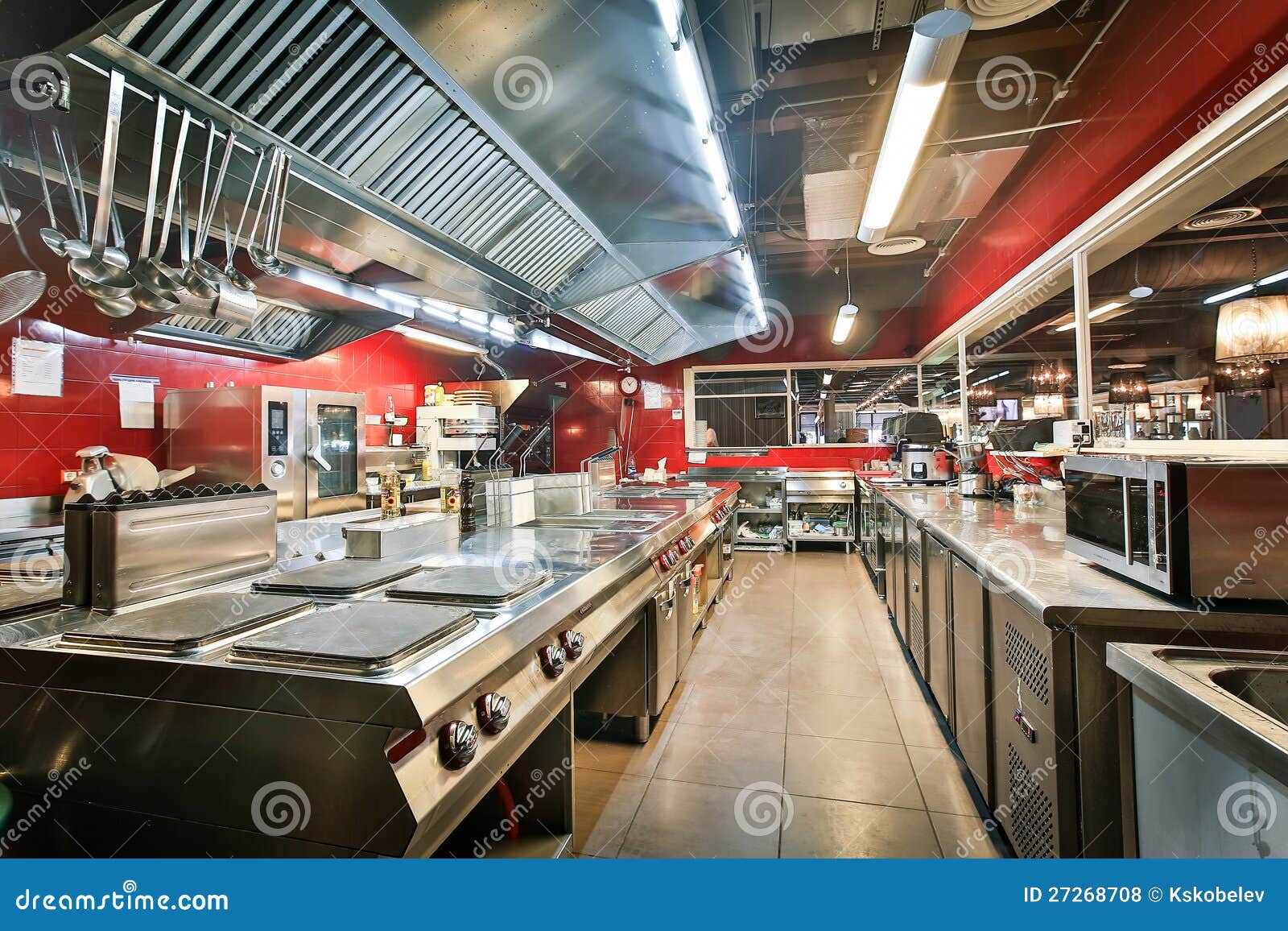 Cuisine de restaurant photo stock. Image du propre, copie - 27268708