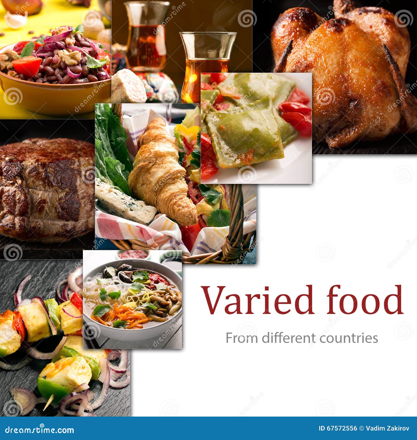 Cuisine of Different Countries Stock Photo - Image of english, steack ...