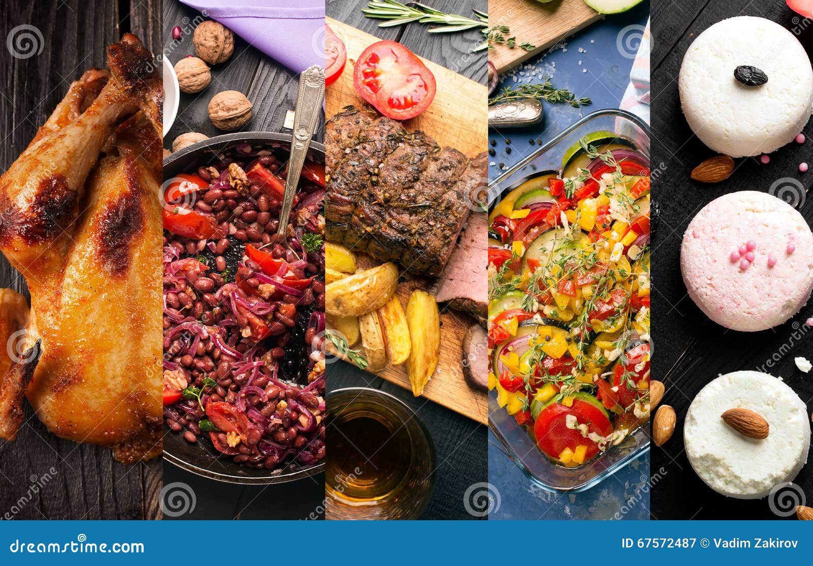 Cuisine of Different Countries Stock Image - Image of chicken, paneer ...