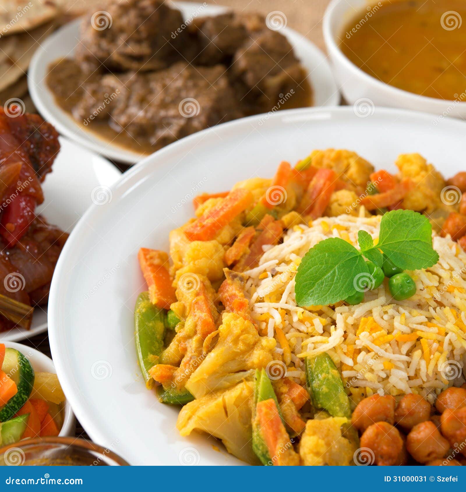 Cuisine indienne image stock. Image du kashmir, culture - 31000031