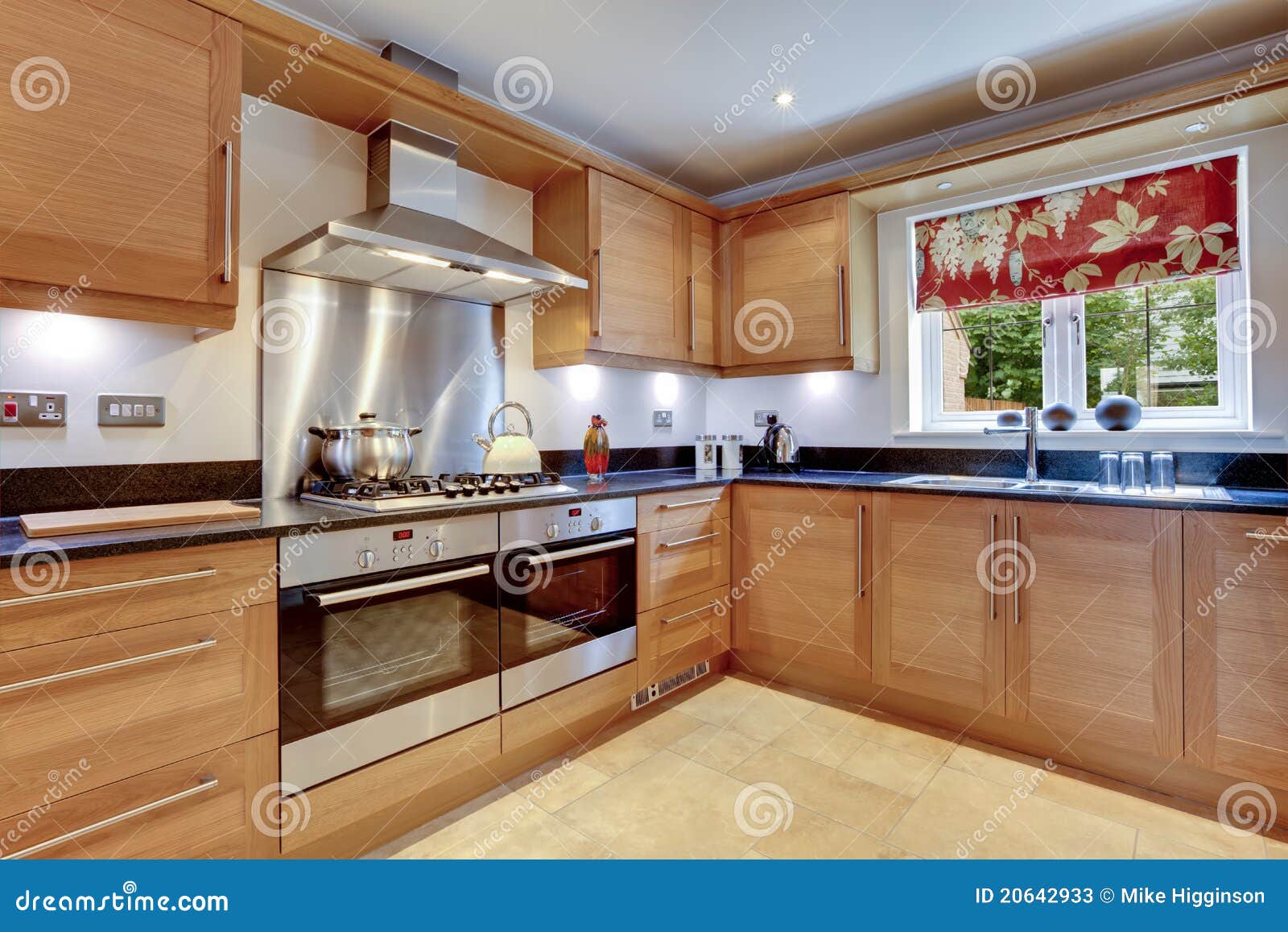 Cuisine moderne de luxe image stock. Image du moderne - 20642933