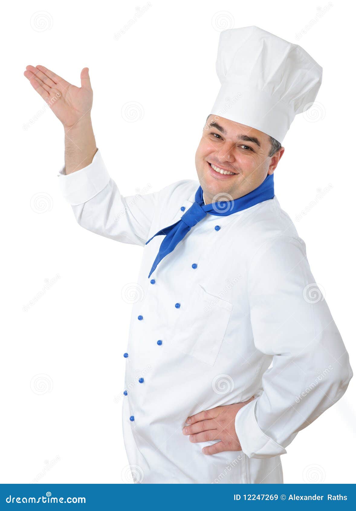 Cuisinier beau image stock. Image of savoureux, homemade - 12247269