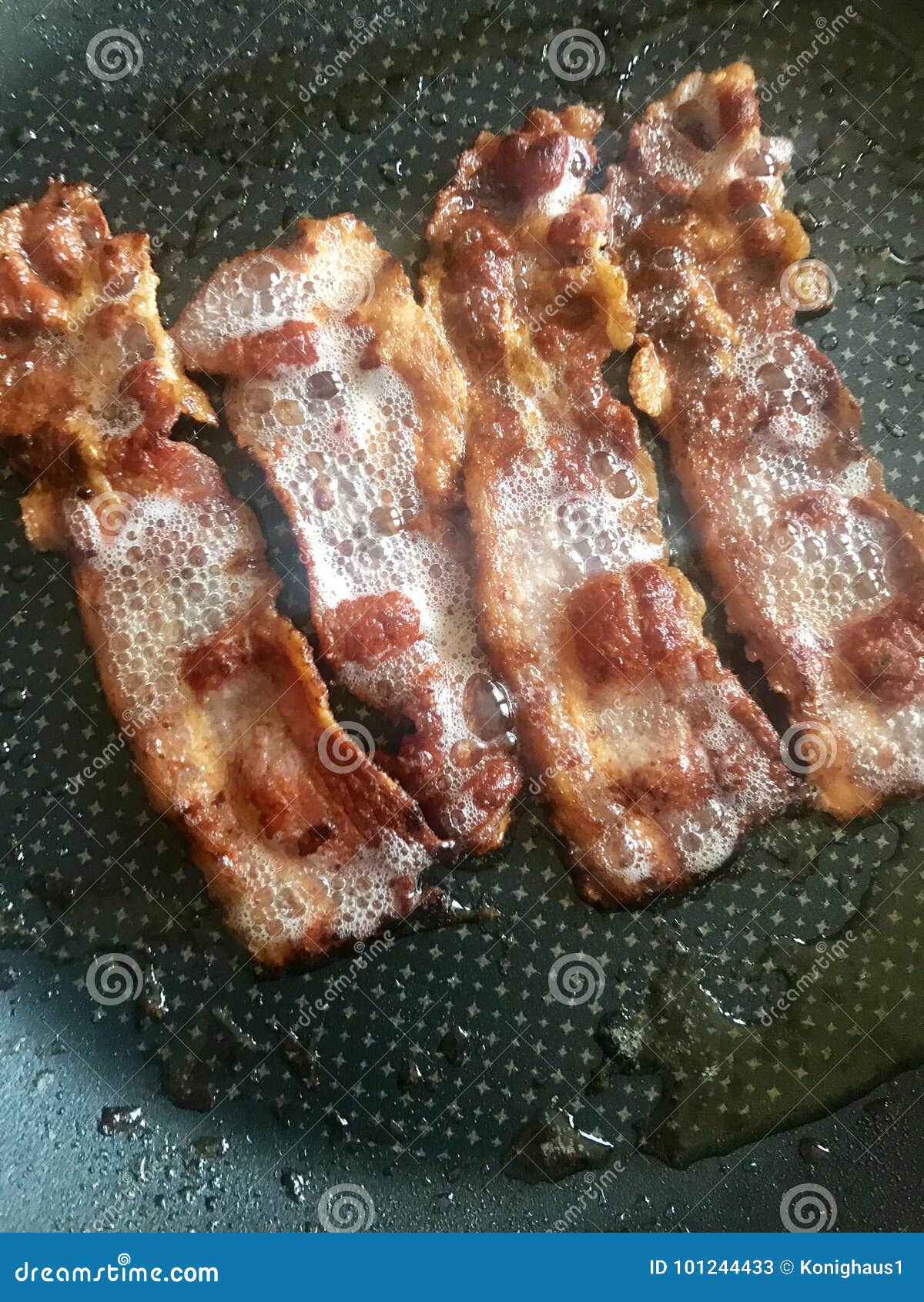 Cuisson du lard image stock. Image du rasher, carter - 101244433
