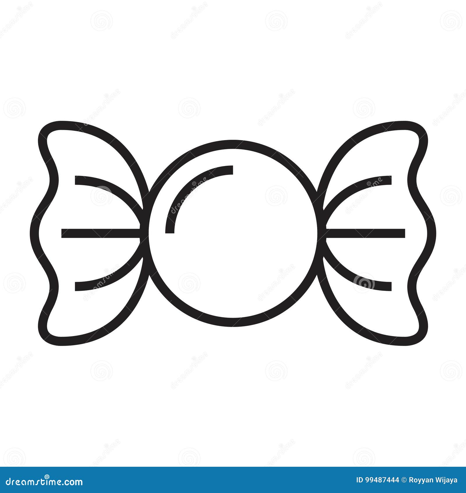 Cukierek ilustracja wektor. Ilustracja złożonej z cukier - 99487444