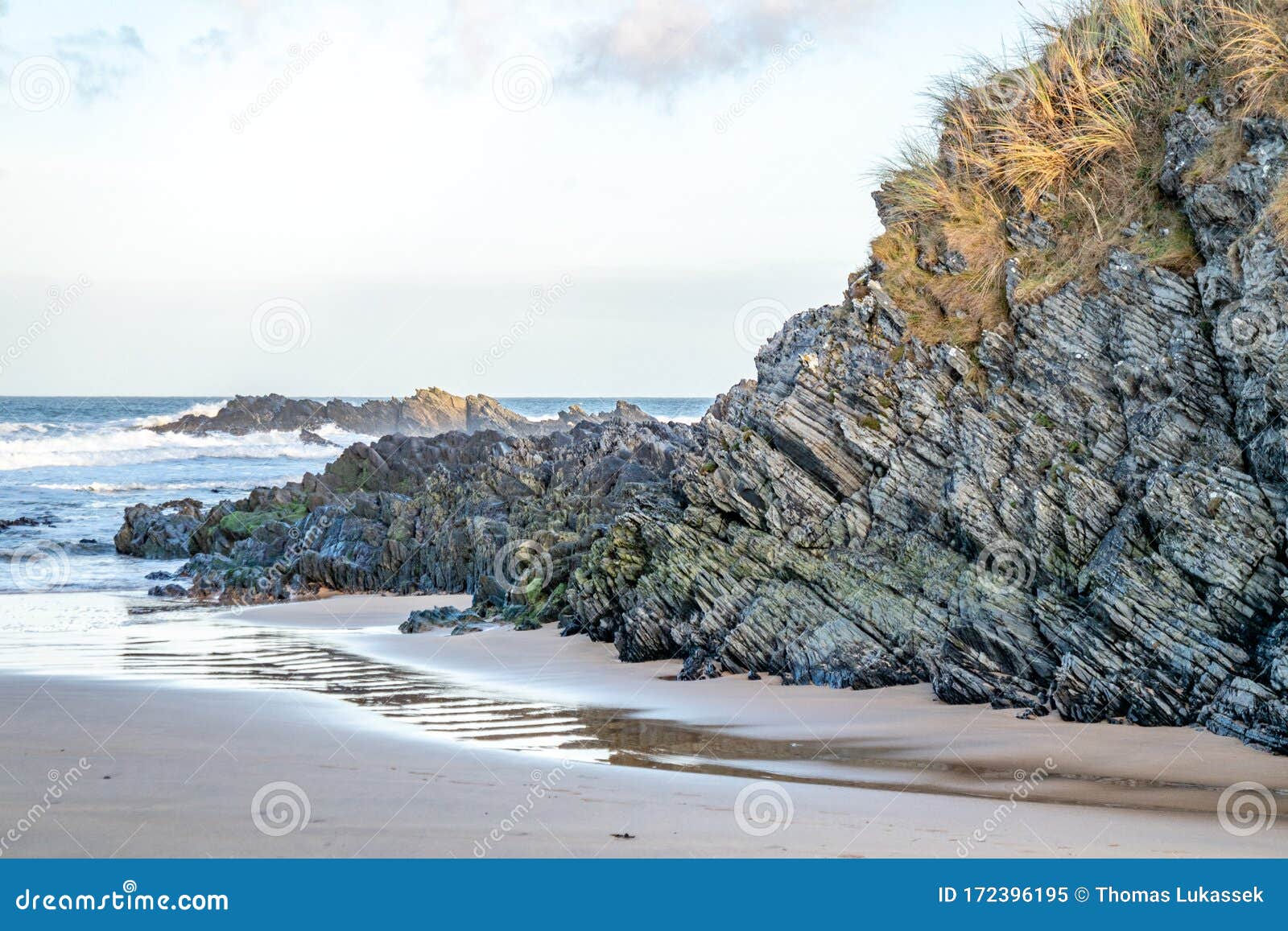 Culdaff Beach, Inishowen Peninsula. County Donegal - Ireland. Stock ...
