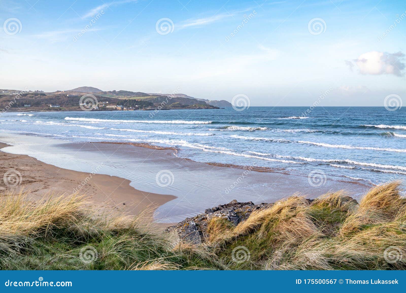 Culdaff Beach, Inishowen Peninsula. County Donegal - Ireland. Stock ...