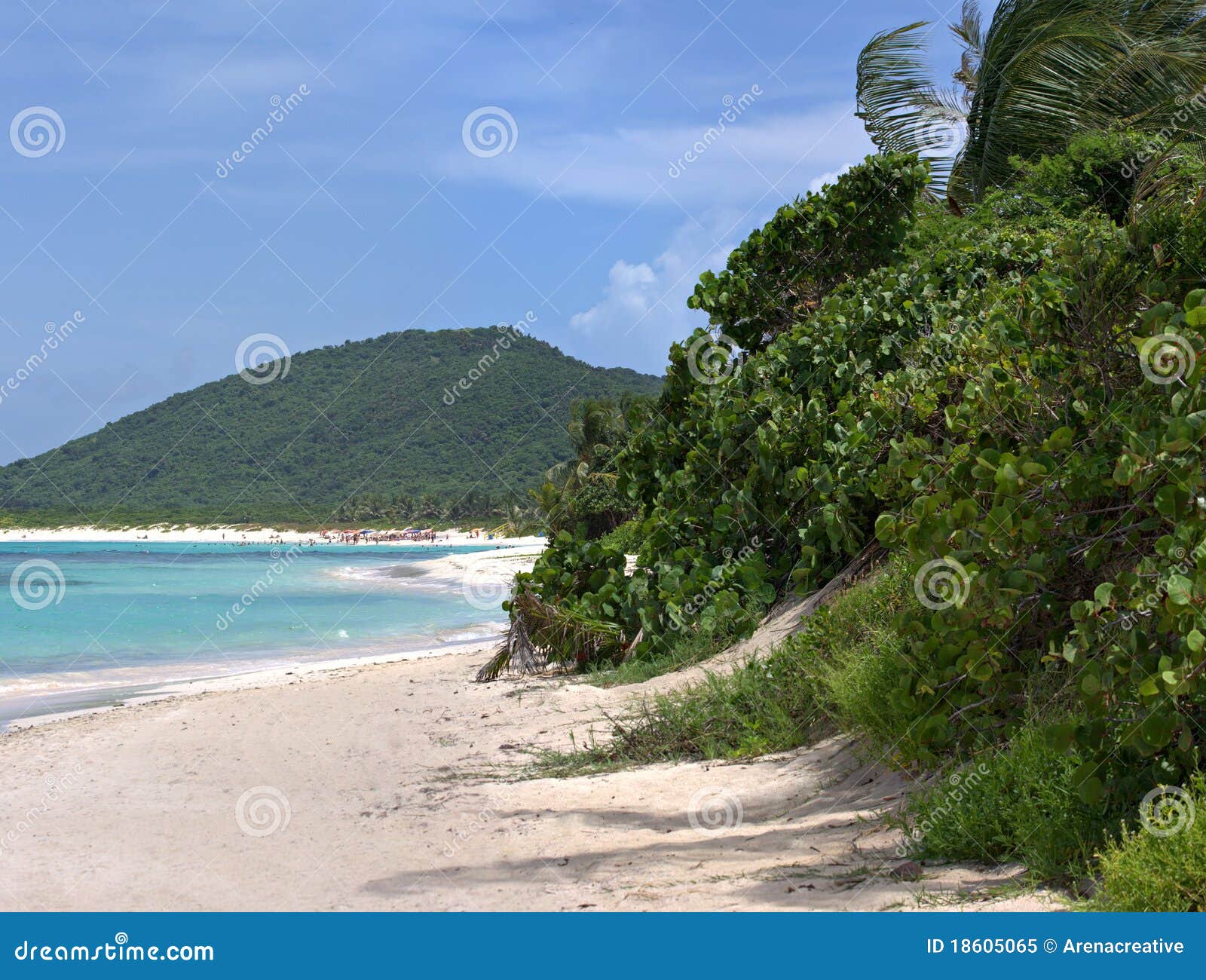 Culebra Island Flamenco Beach Stock Image - Image of blue, lagoon: 18605065