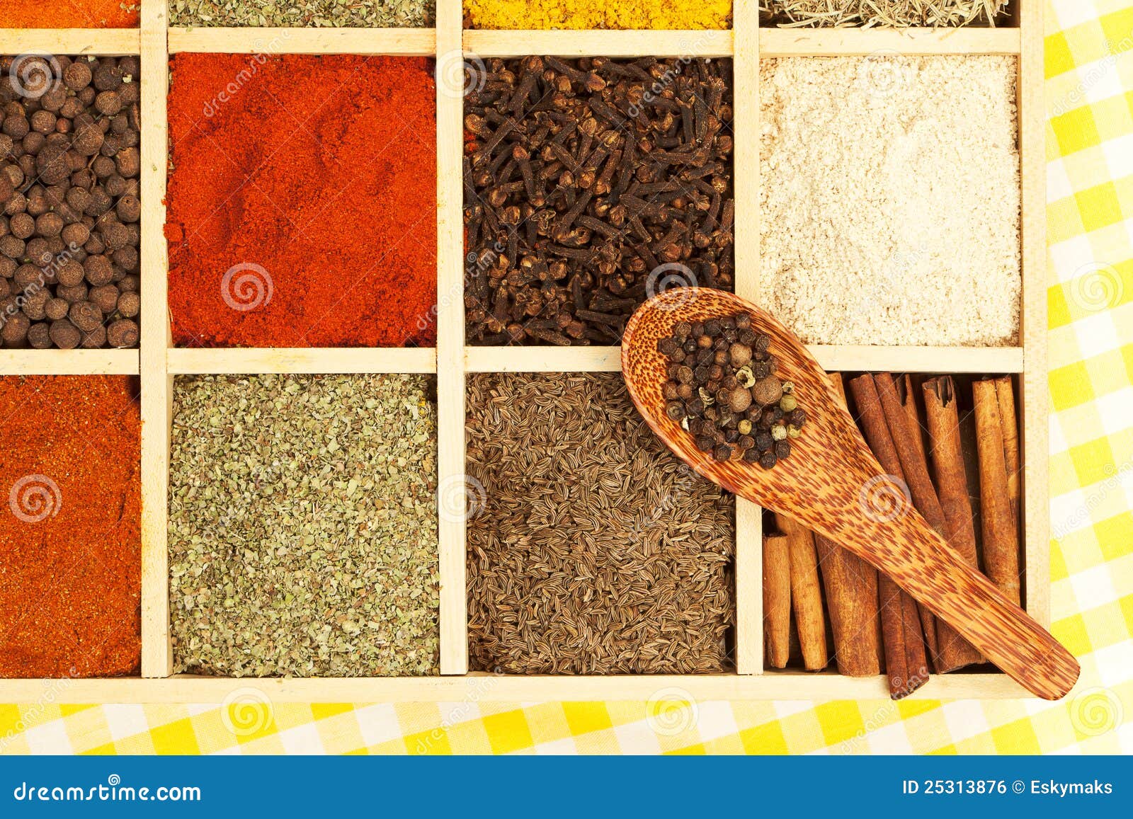 Culinary aromatic spices. stock photo. Image of herbs - 25313876