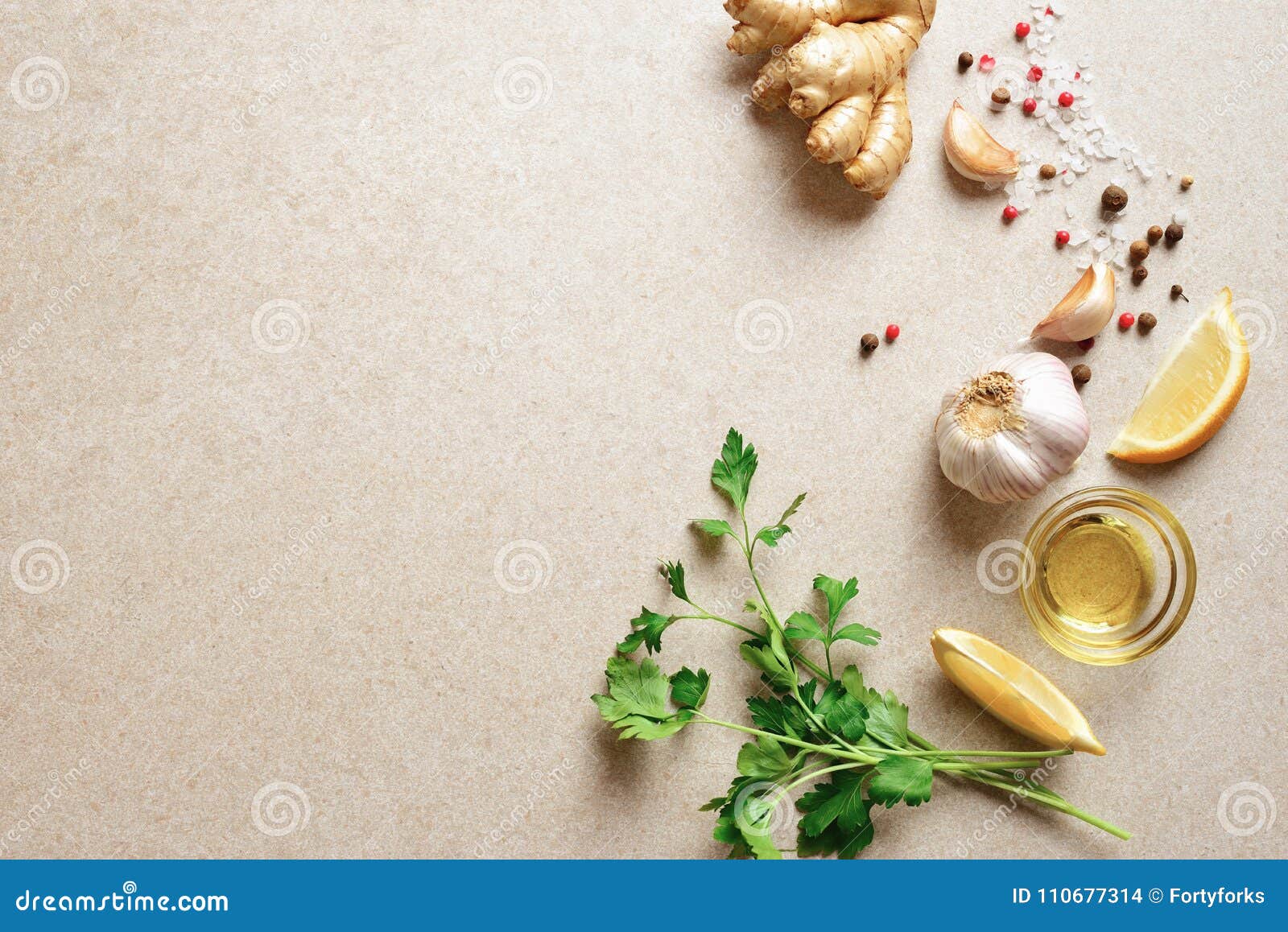 Culinary Background With A Space For A Text Stock Photo - Image of ...