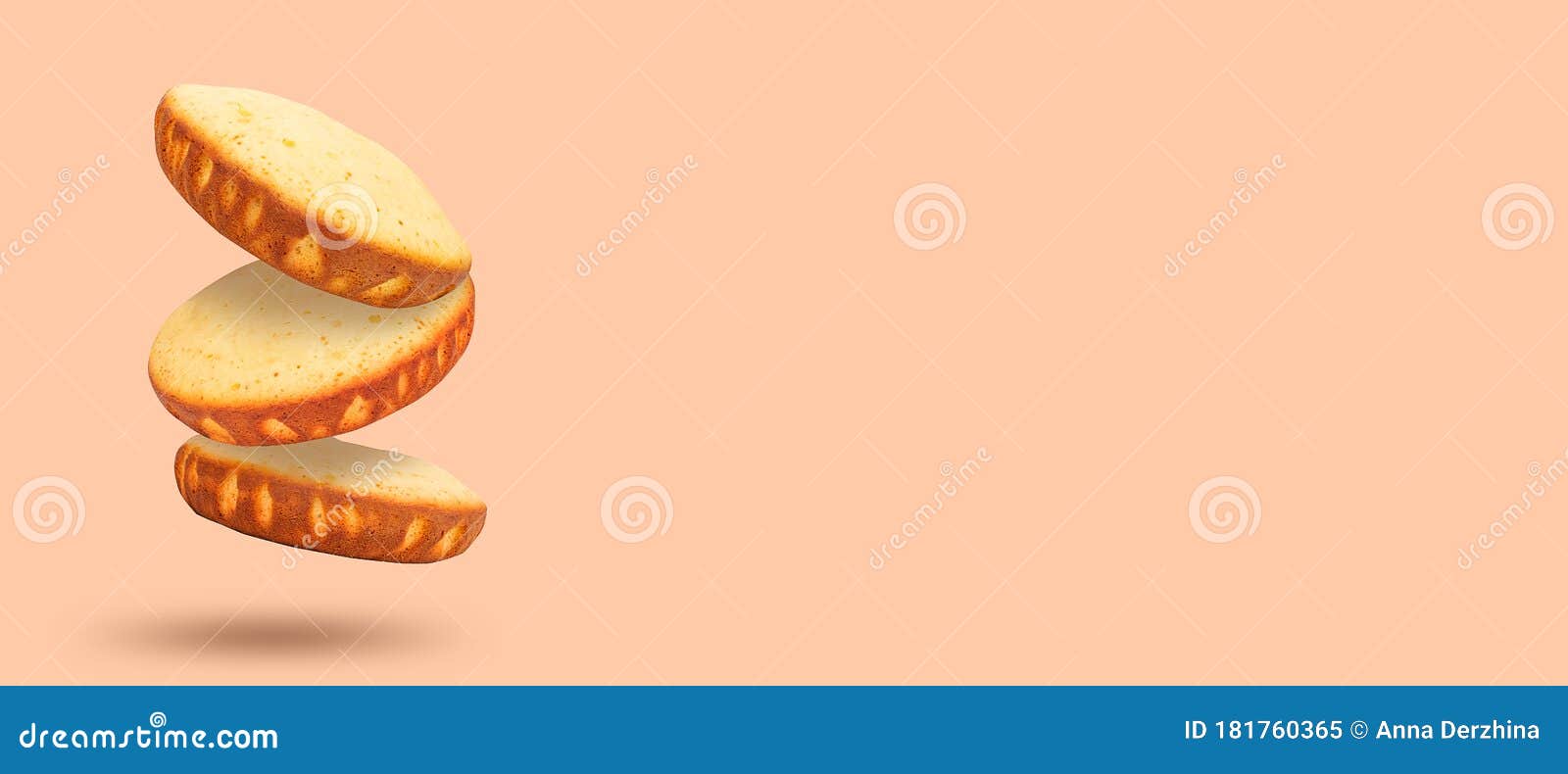 Culinary Baking Banner. Levitation Effect. Copy Space Stock ...