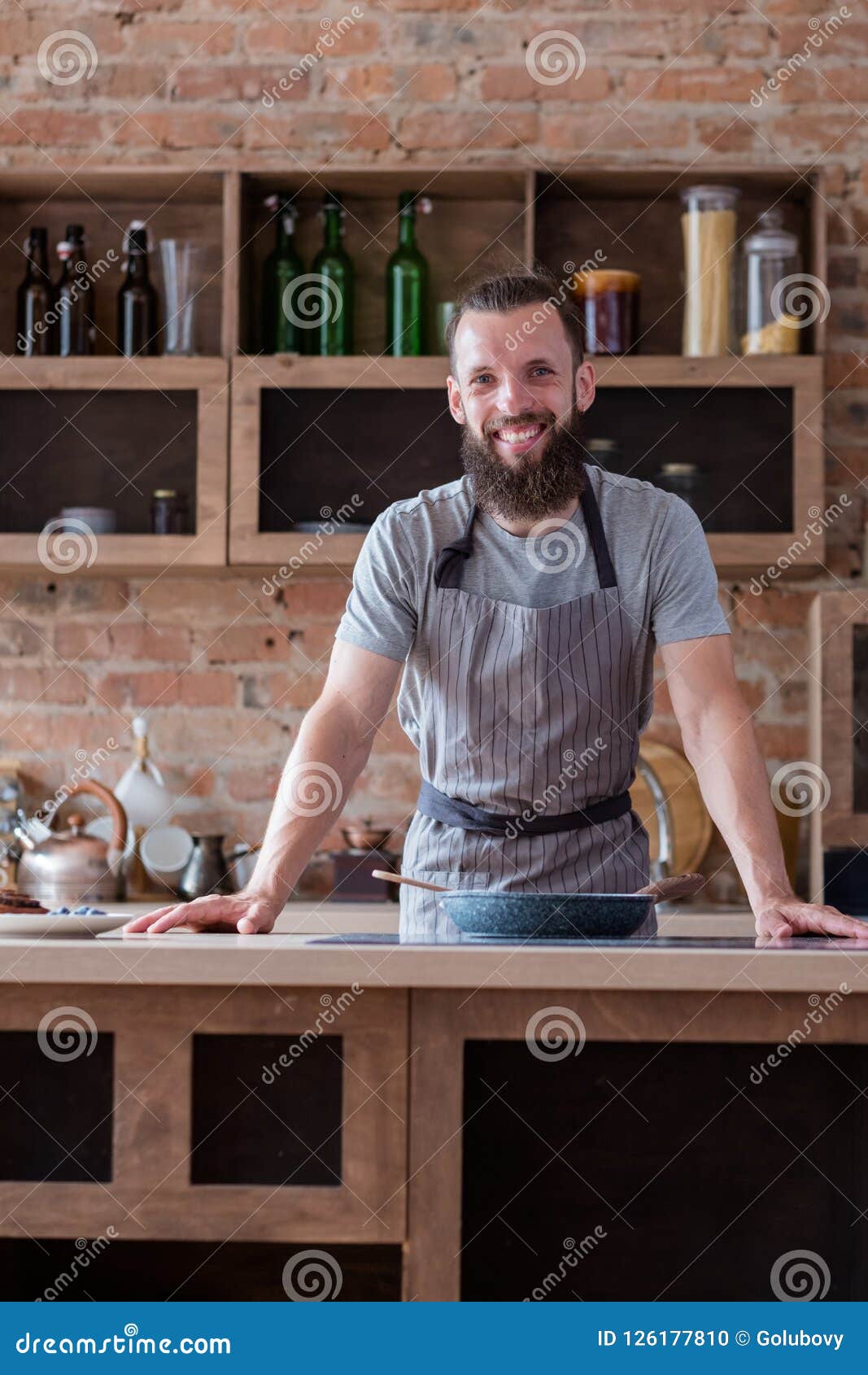 Culinary Course Cooking Training Class Man Kitchen Stock Photo - Image ...