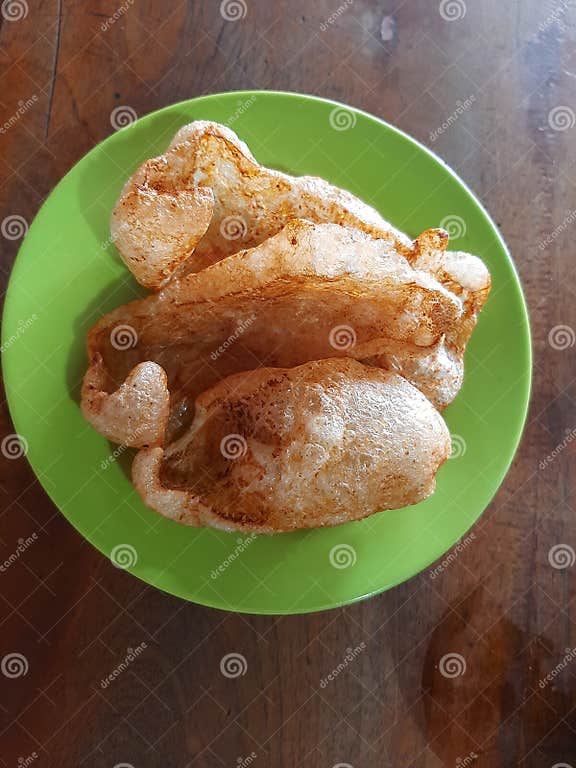 Culinary Crackers Typical of Cirebon, West Java, Indonesia. Stock Image ...