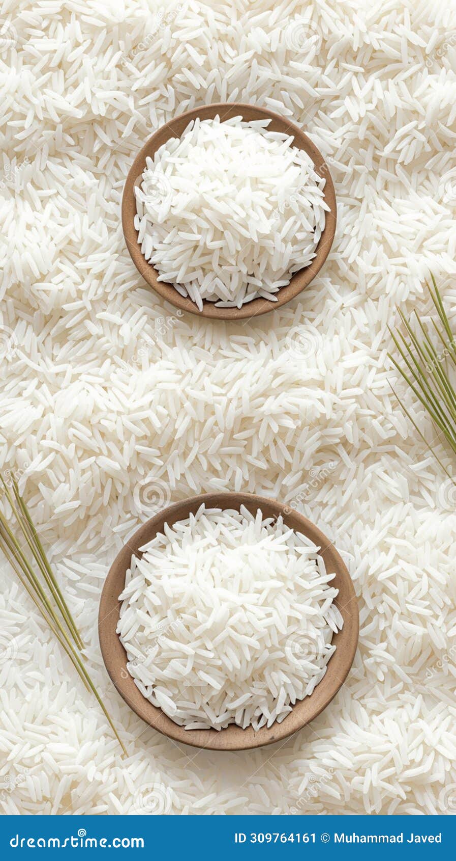 Culinary Delight Seamless Texture of Basmati Rice, Perfect for ...