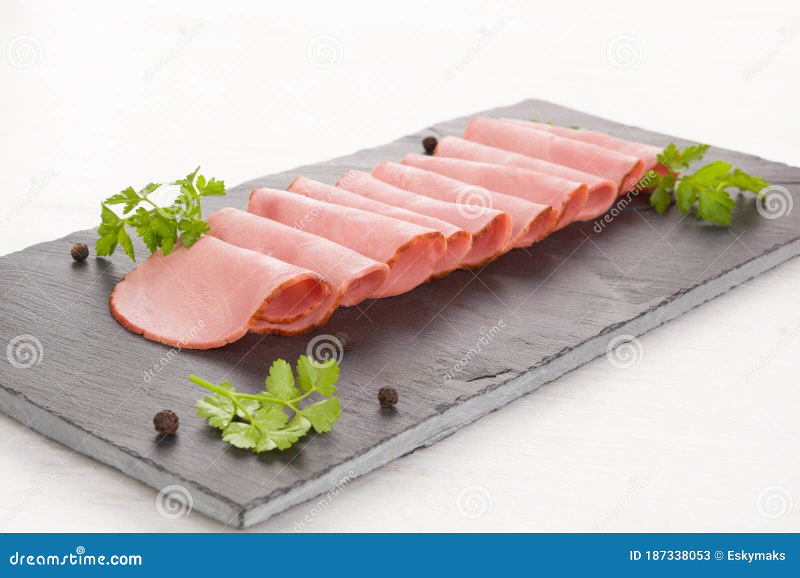 Culinary duck ham stock image. Image of duck, board - 187338053