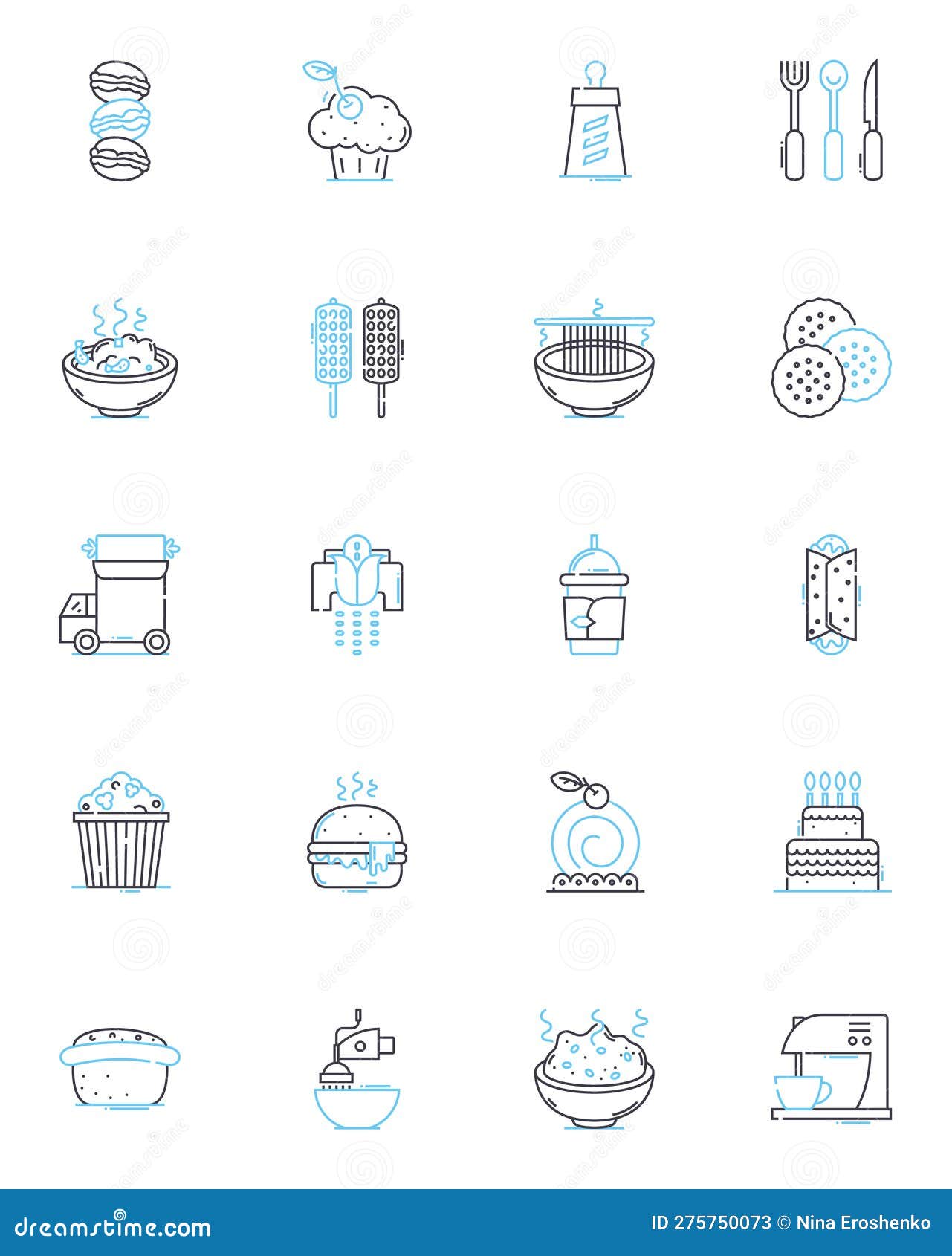 Culinary Gastronomy Linear Icons Set. Umami, Fusion, Gourmet, Artisan ... Culinary Gastronomy Linear Icons Set. Umami, Fusion, Gourmet, Artisan ...