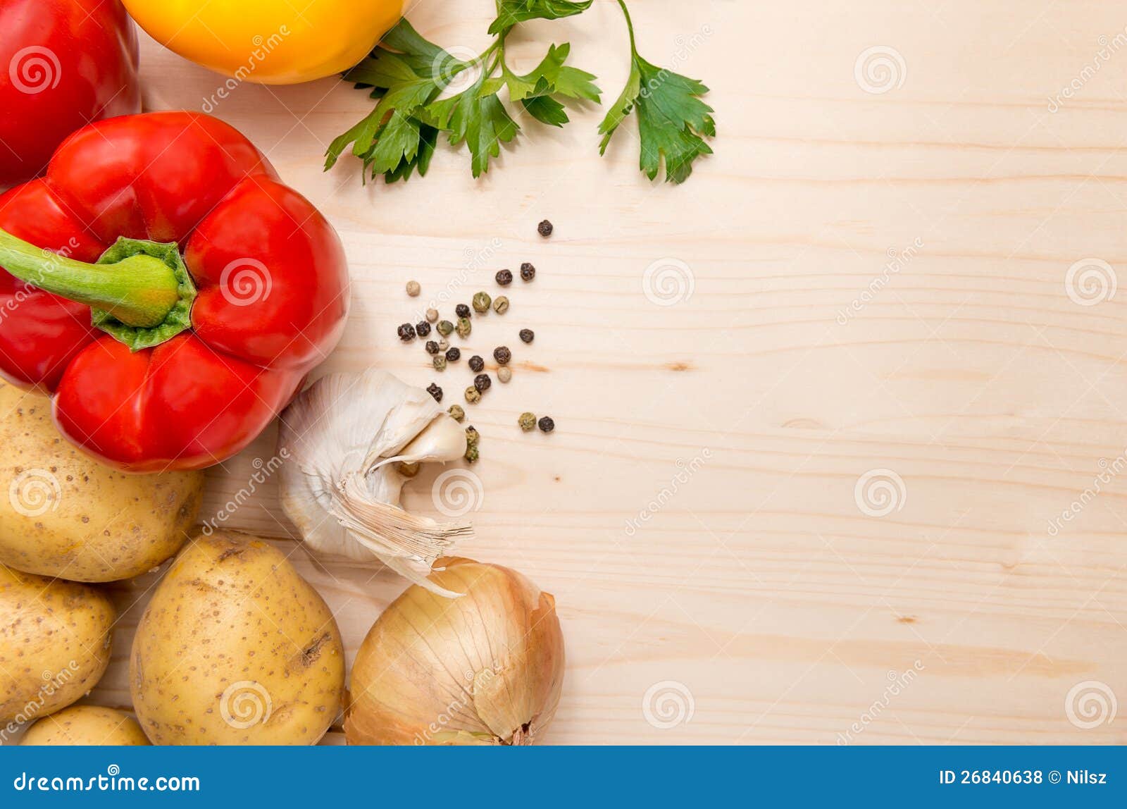 Culinary Ingredients Background Stock Photo - Image of recipe, gourmet ...