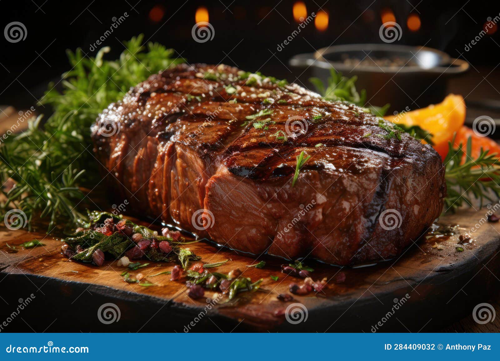 A Culinary Symphony: the Marvelous Composition of Roasted Meat in a ...