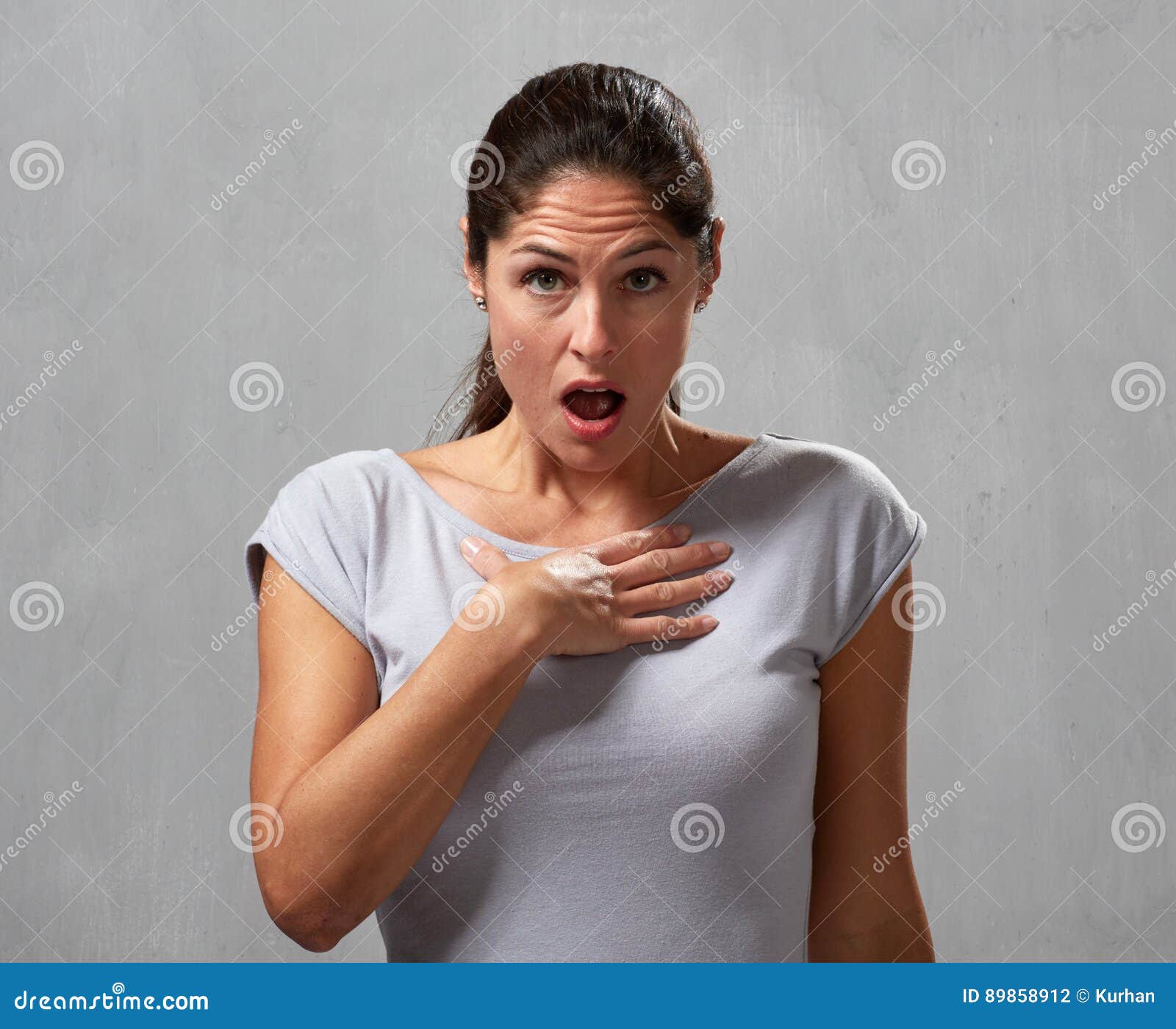 Culpable Woman Face Expression Stock Photo - Image of anguish, girl ...