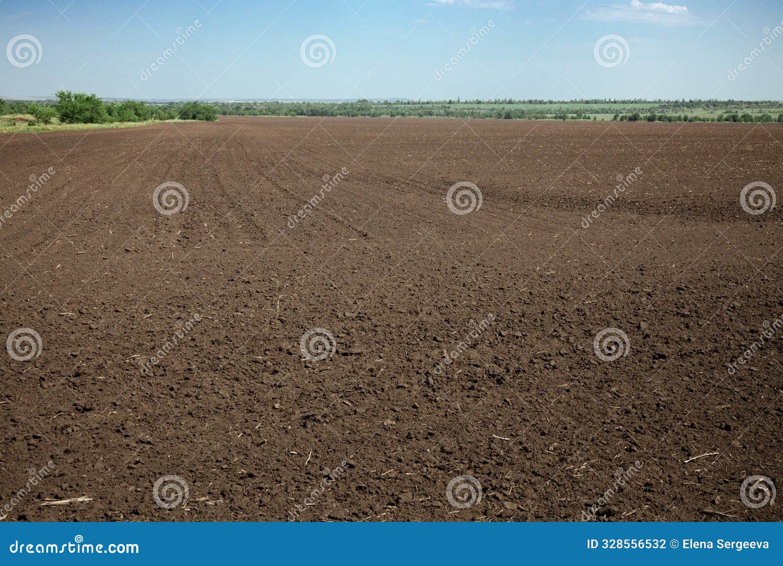 Cultivated Field. Agronomy, Farming, Husbandry Stock Photo - Image of ...