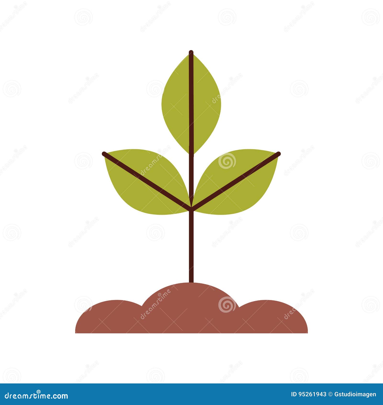 Cultivated Plant Isolated Icon Stock Vector - Illustration of ...