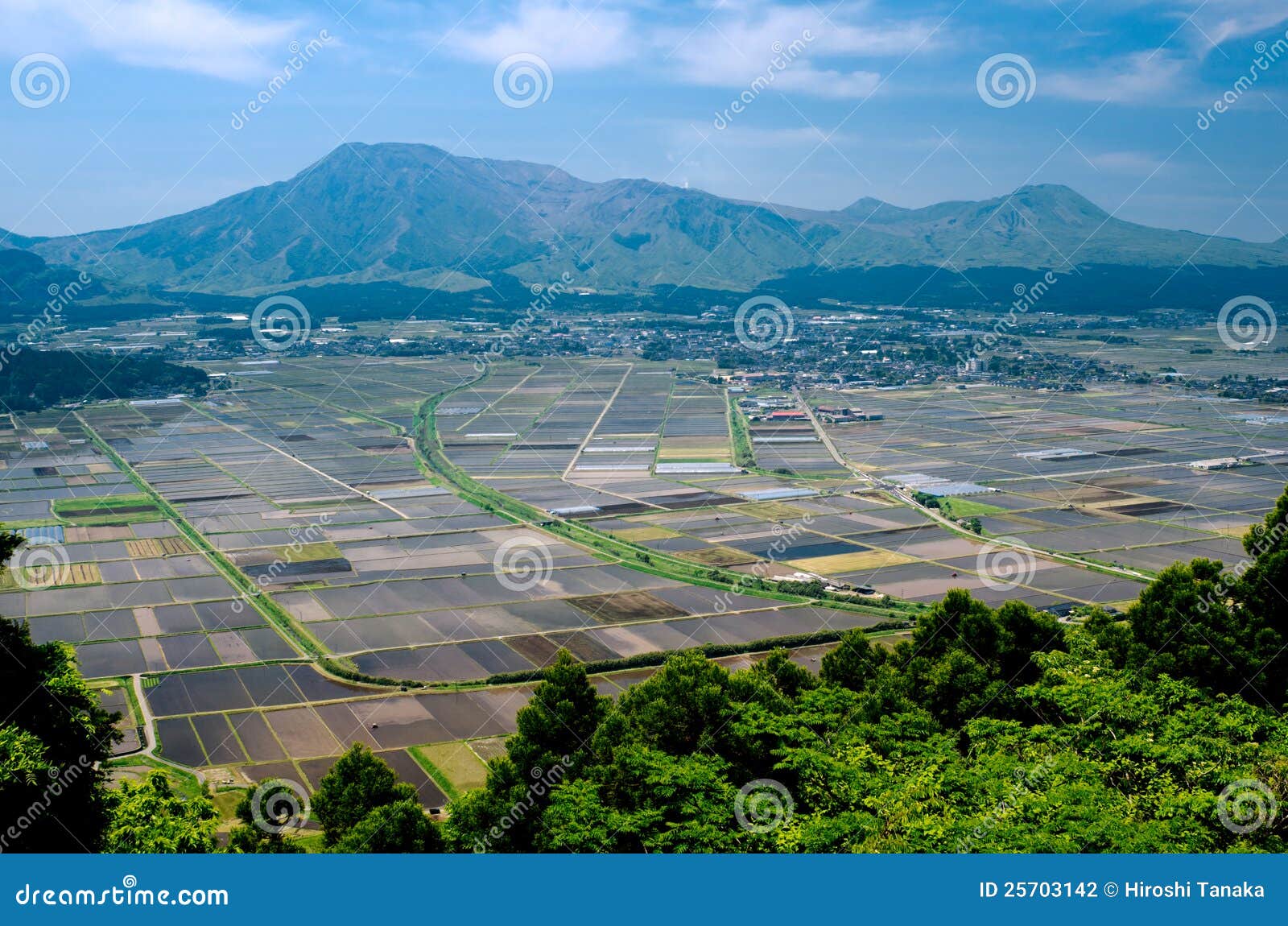 Cultivation Area and Mountains Stock Photo - Image of culture, farming ...