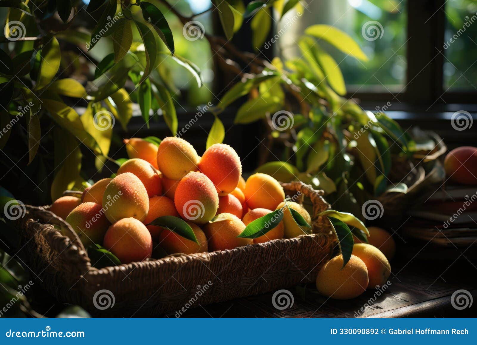Cultivation of Mango Garden Fruit Trees with Generative Tropica Stock ...
