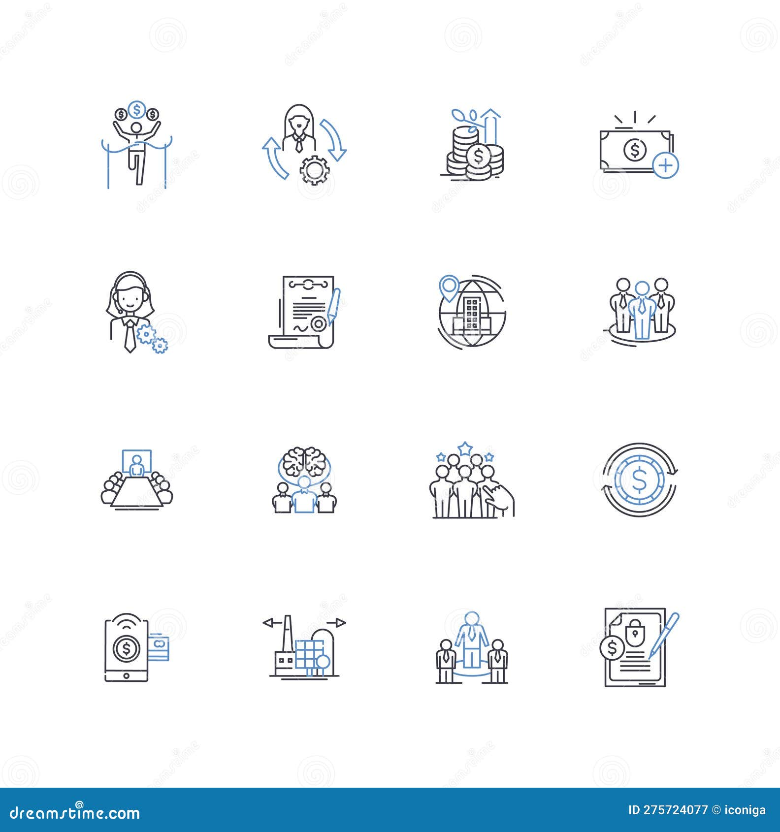 Cultural Diffusion Line Icons Collection. Globalization, Integration ...