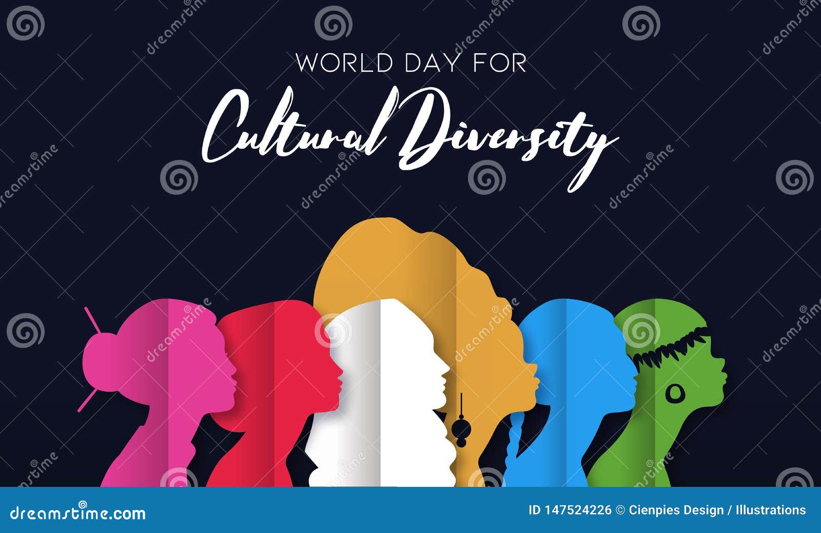 Cultural Diversity Day Card Of Human Hand Tree Cartoon Vector ... Cultural Diversity Day Card Of Human Hand Tree Cartoon Vector ...
