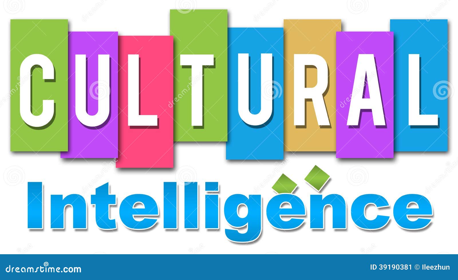 Cultural Intelligence Colourful Stock Illustration - Illustration of ...