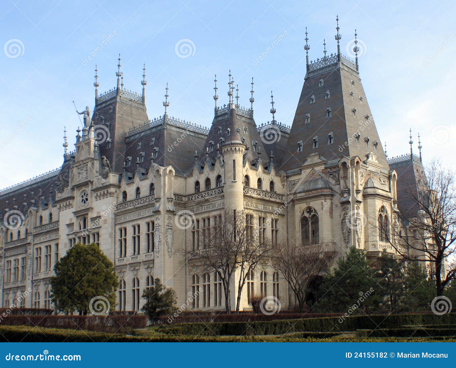 Cultural palace from Iasi stock photo. Image of level - 24155182