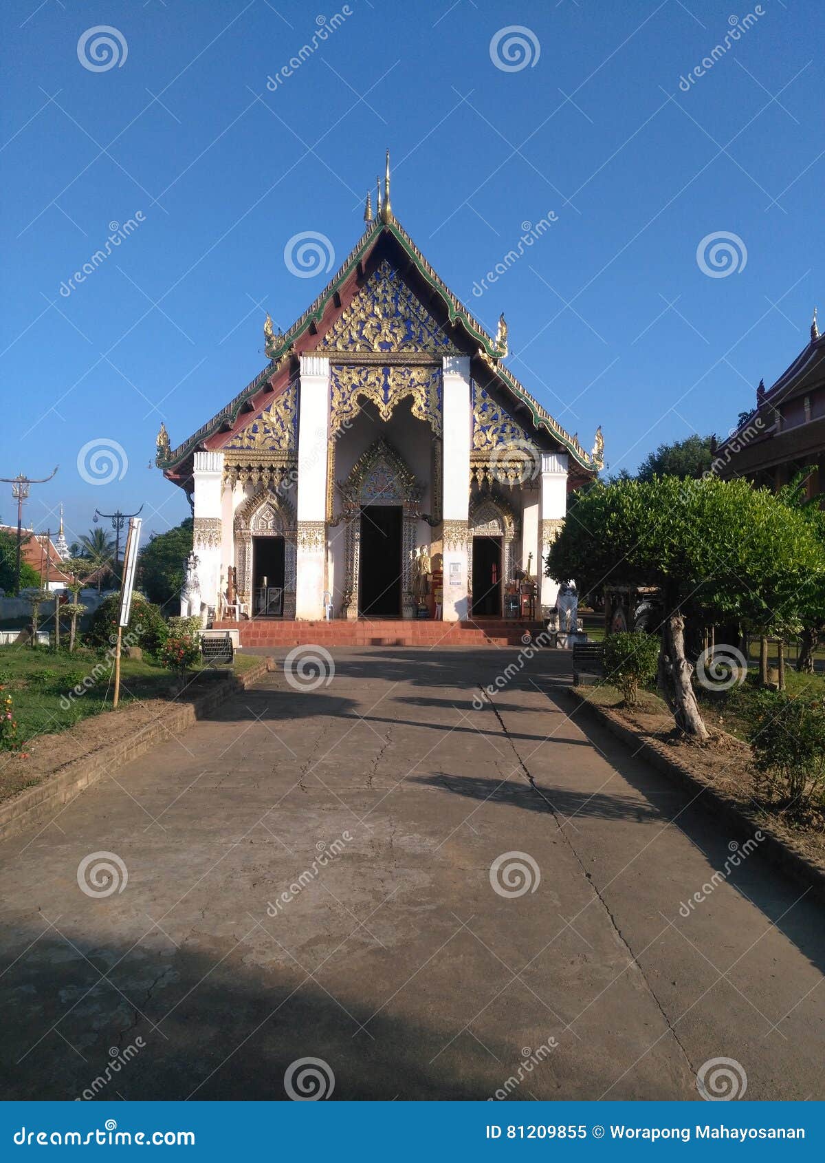 Cultural temple stock image. Image of north, thailand - 81209855