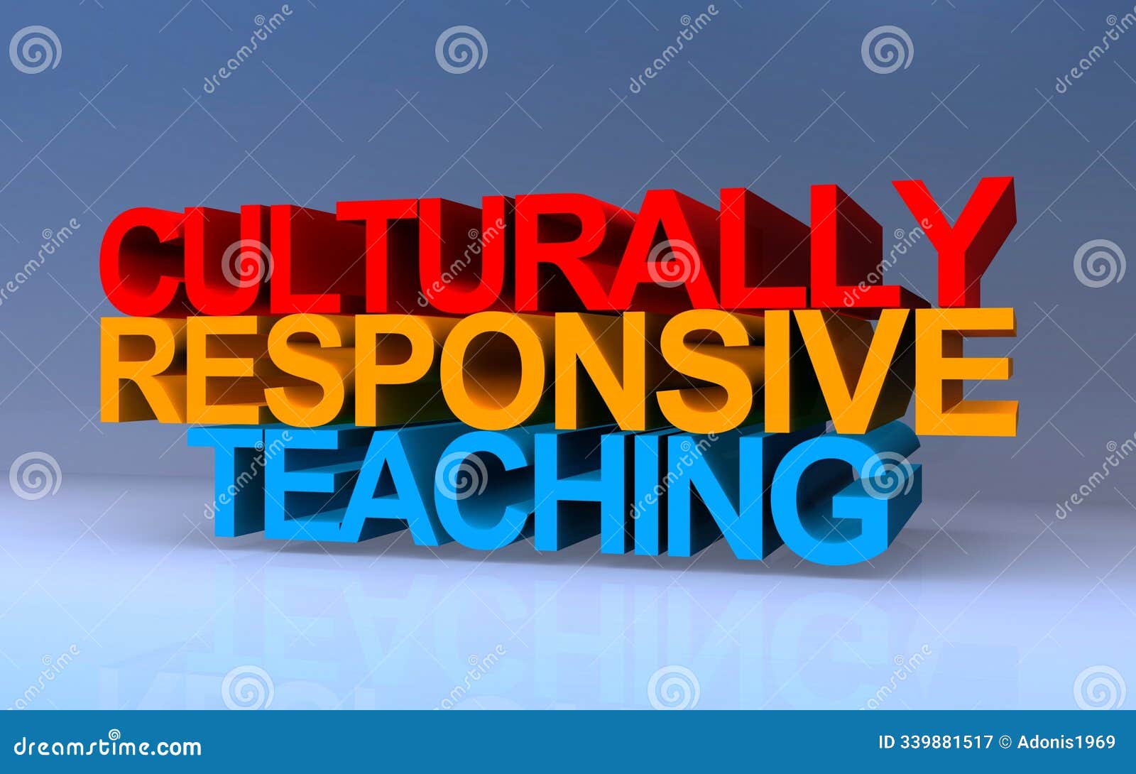 Culturally Responsive Teaching Blue Gradient Concept Icon Cartoon ...