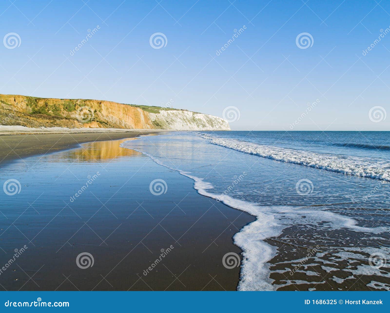 Culver cliff and ocean stock image. Image of cliff, white - 1686325