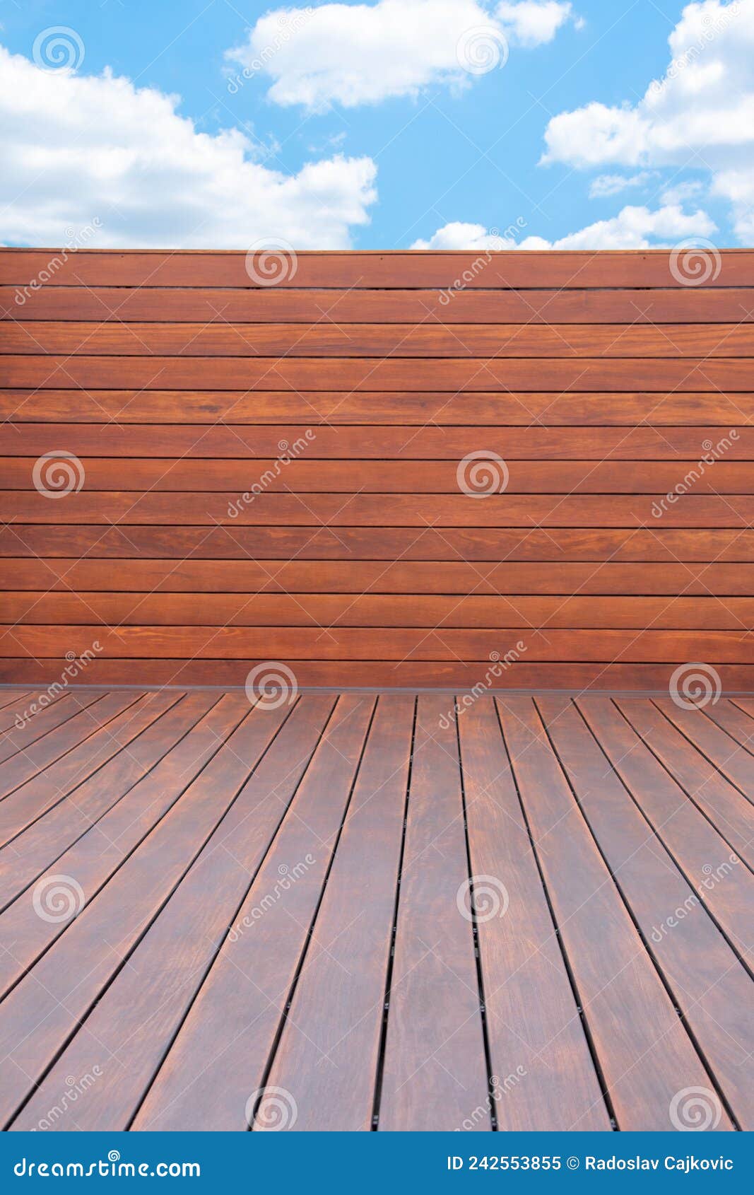 Cumaru Wood Deck Architectonic Structure, Horizontal Decking, and ...