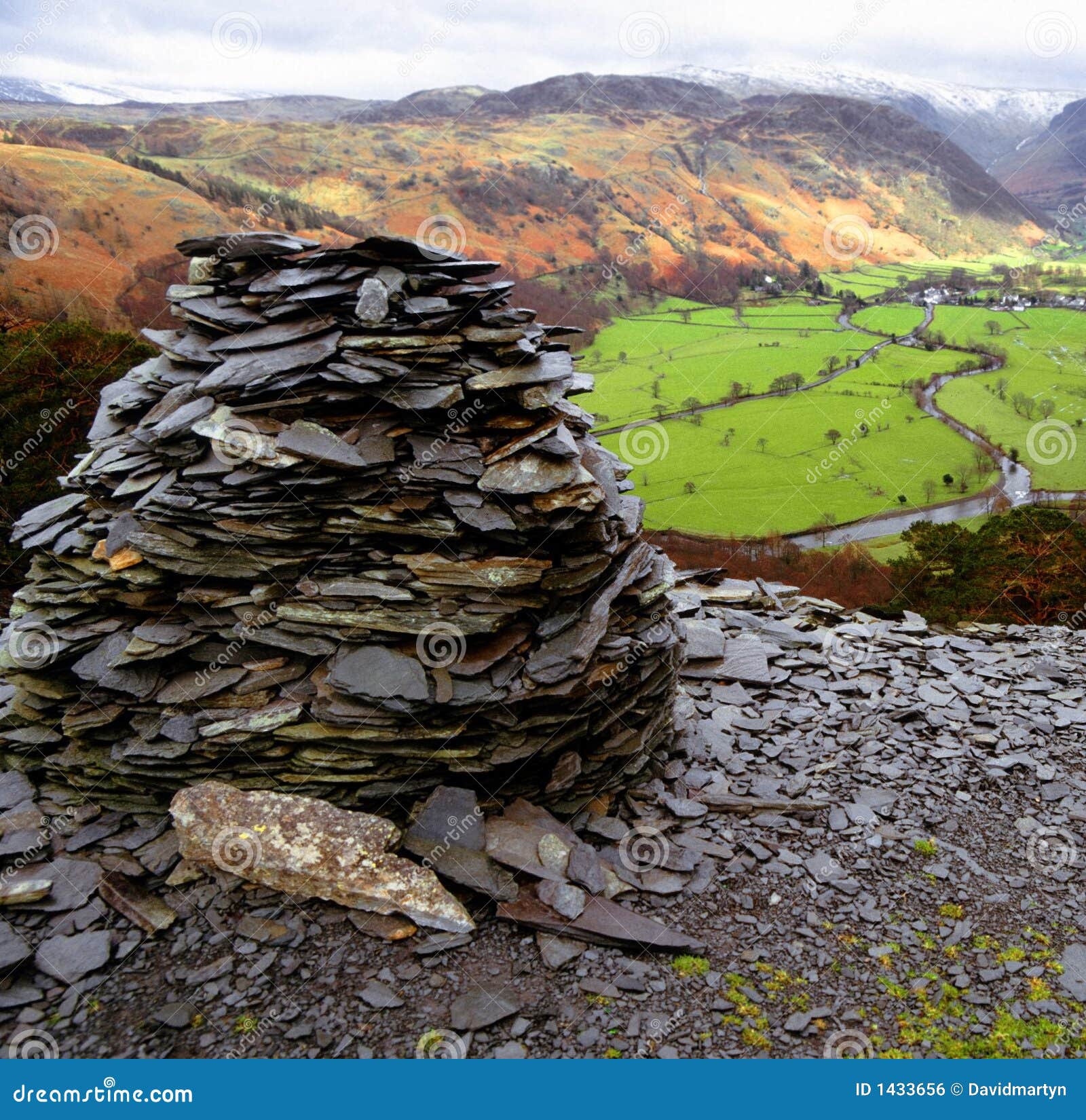 Cumbria Nationalpark Des Seebezirkes Stockfoto - Bild von fiel ...