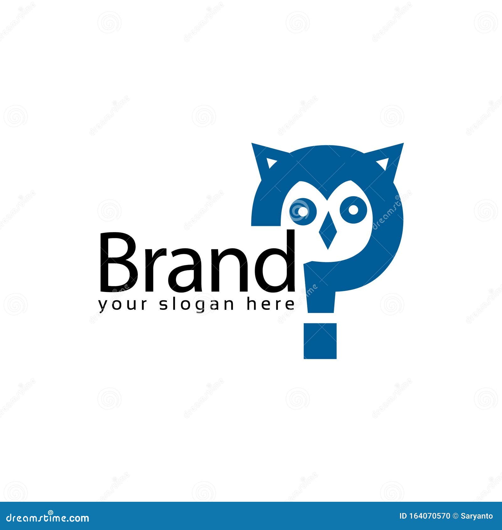 Question Mark and Owl Logo. Vector Illustration about Birds Stock ...