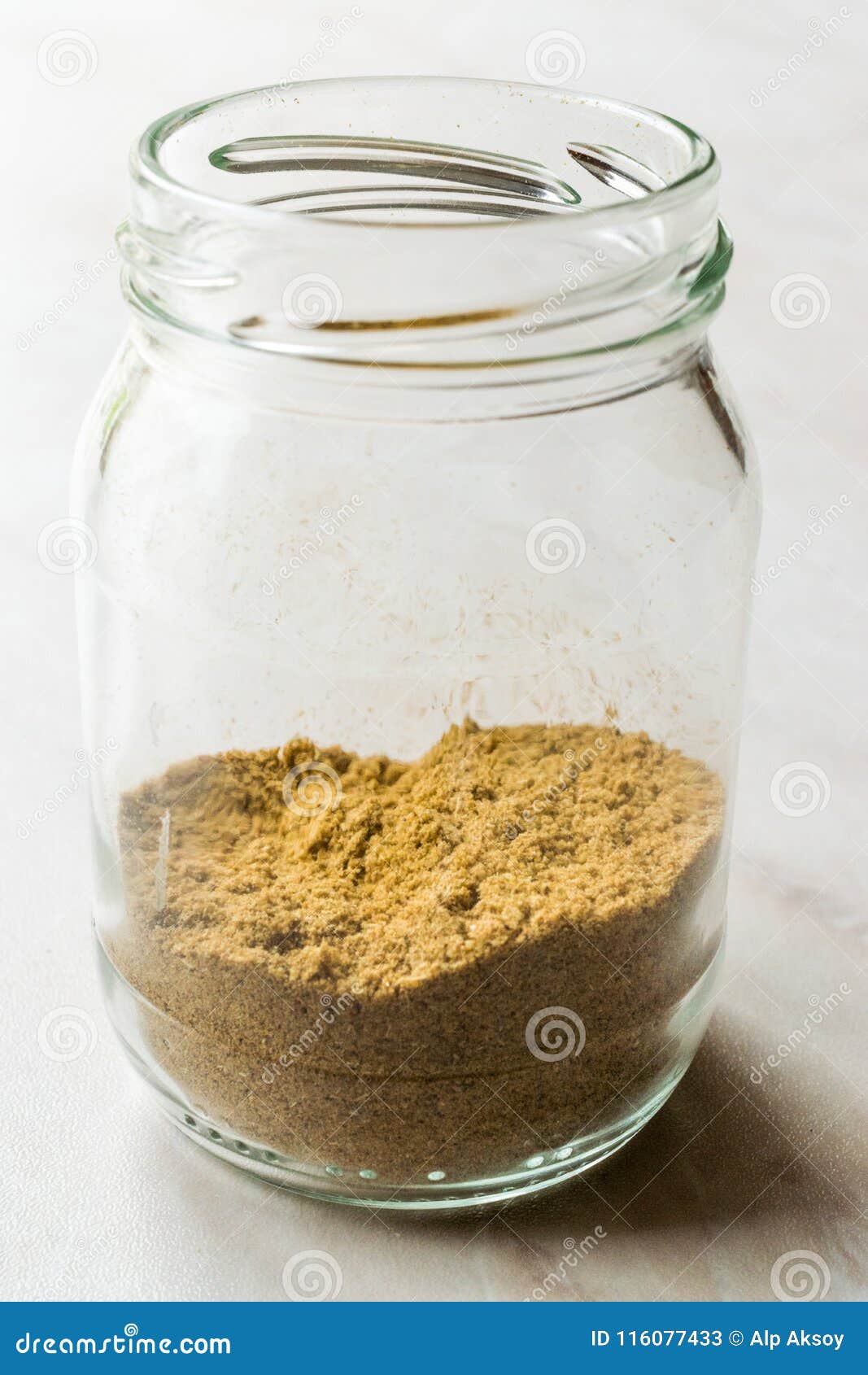 Cumin Powder in Jar Ready To Use Stock Image - Image of blend, powdered ...