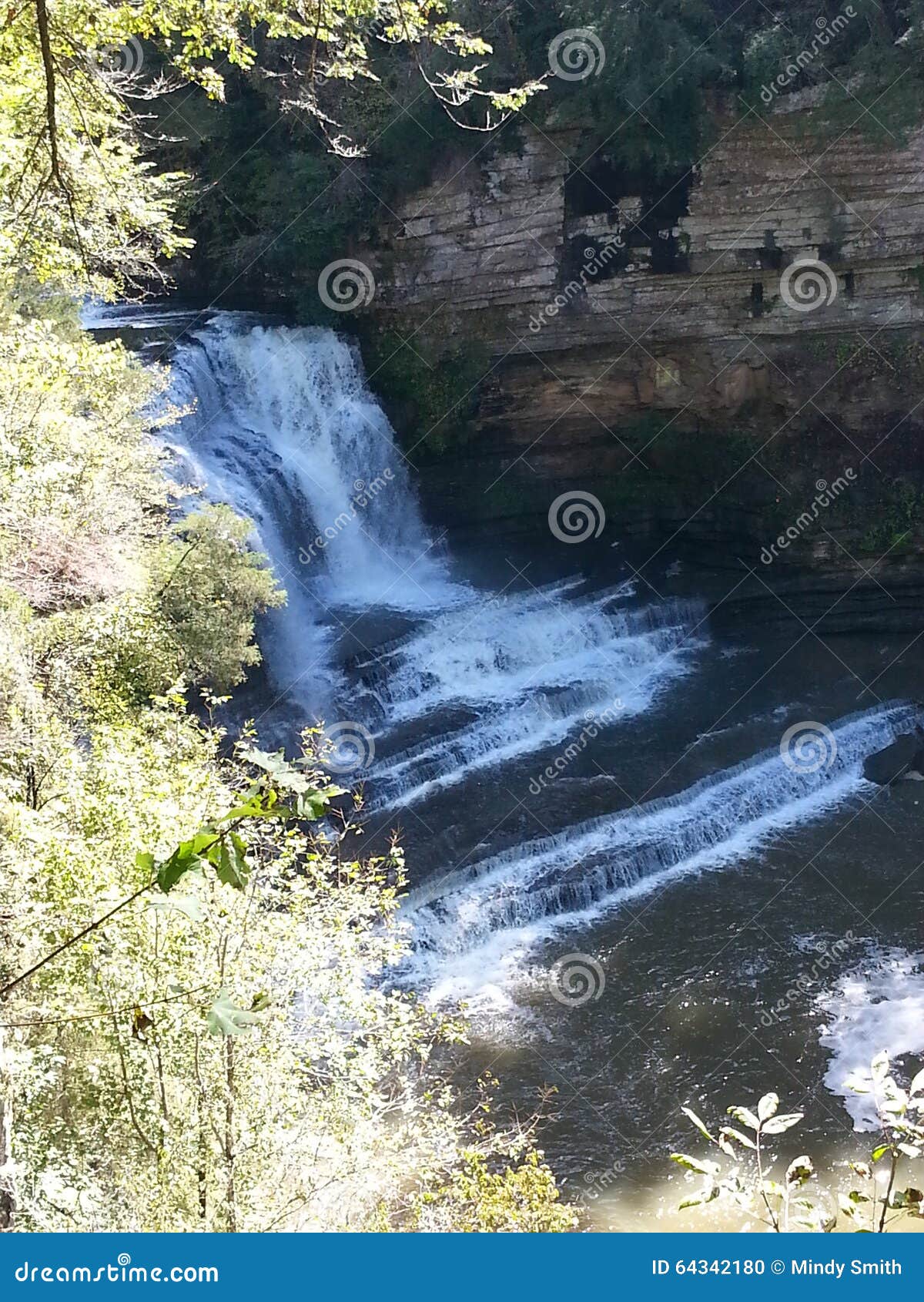 Cummins Falls, Cookeville, TN Stock Photo - Image of beautiful ...
