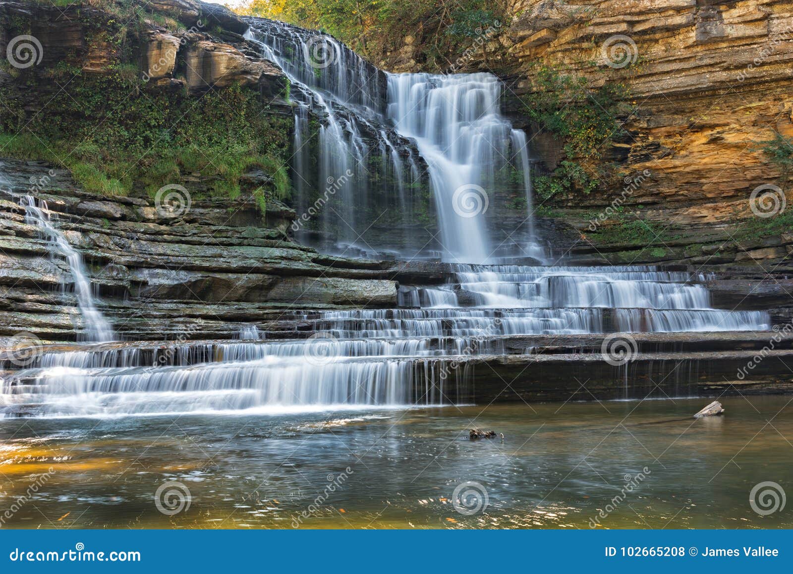 Cummins Falls stock photo. Image of flowing, silky, waterfall - 102665208