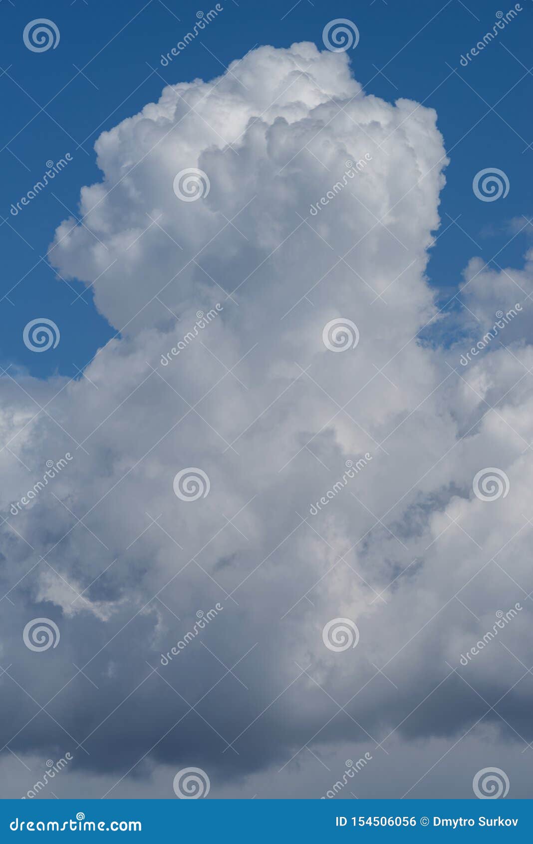 Cumulonimbus cloud stock photo. Image of powerful, ominous - 154506056