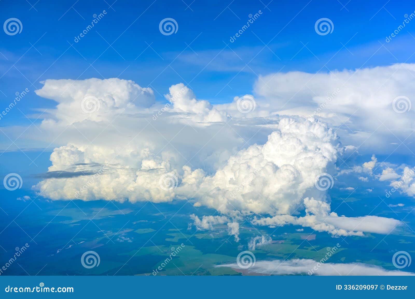 Cumulonimbus Storm Cloud Supercell Tornado with Hail Stock Image ...