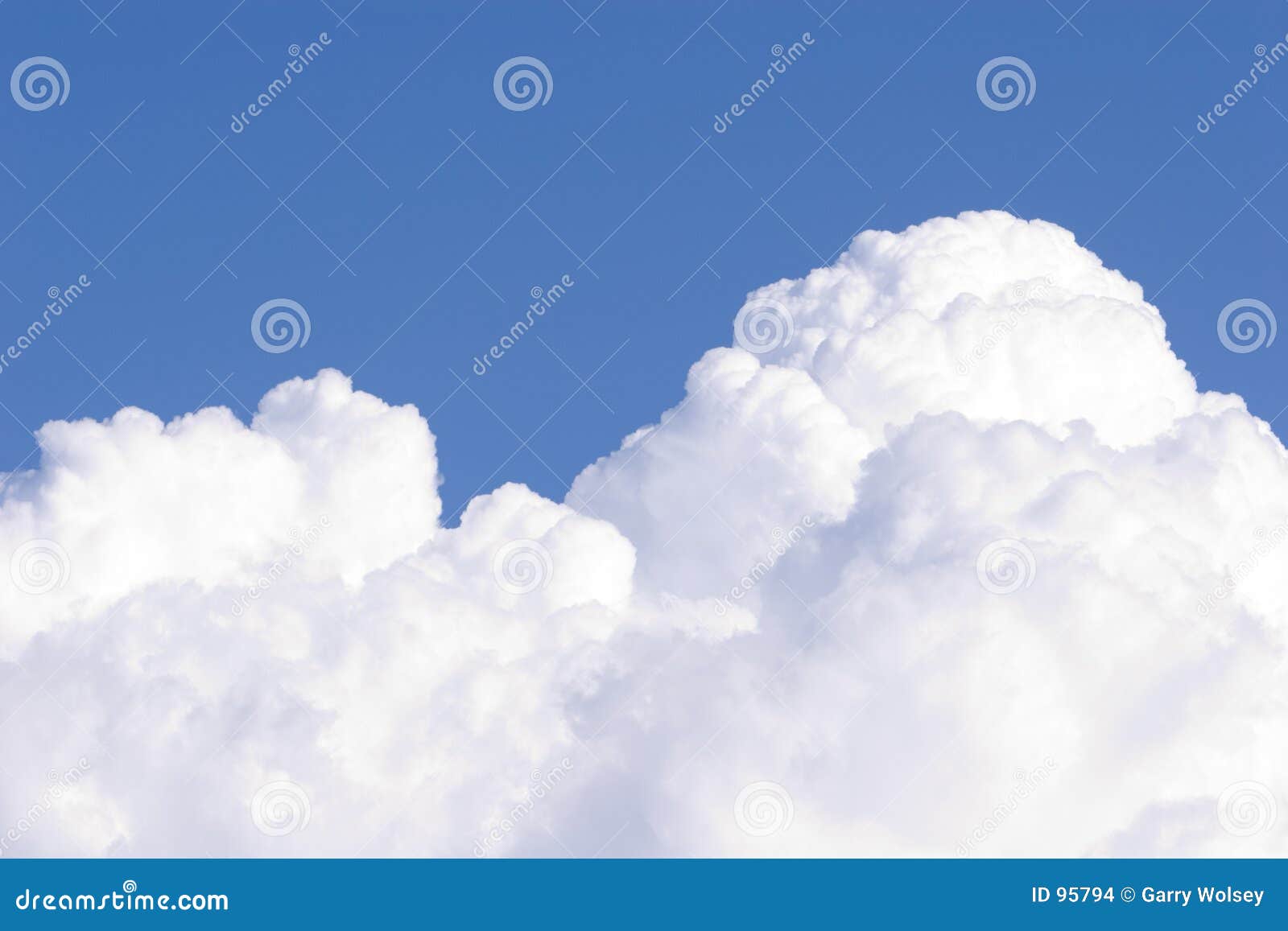Cumulus Clouds Fog Mist Foggy Baby Blue Electric Blue Color Background ...