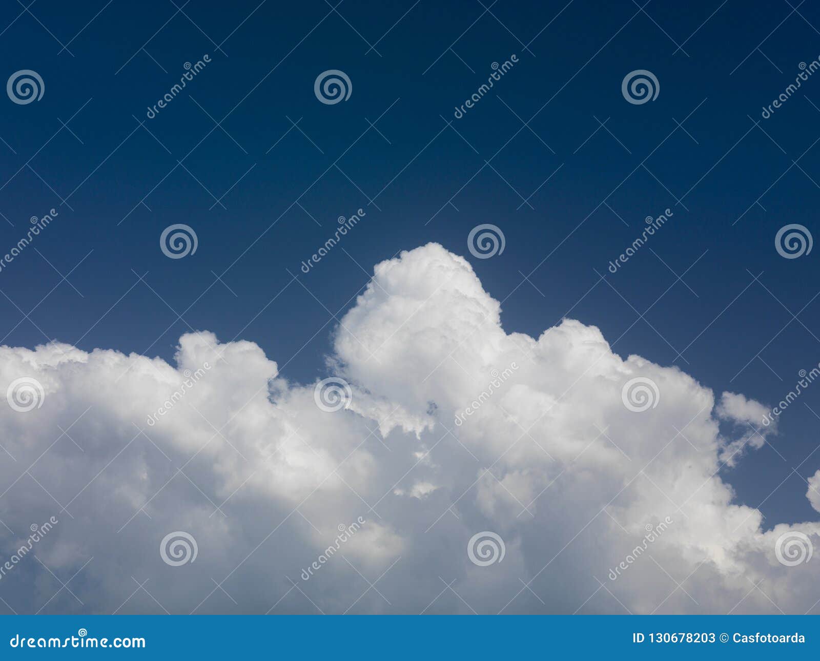 Cumulus Clouds Background Texture. Stock Image - Image of closeup ...