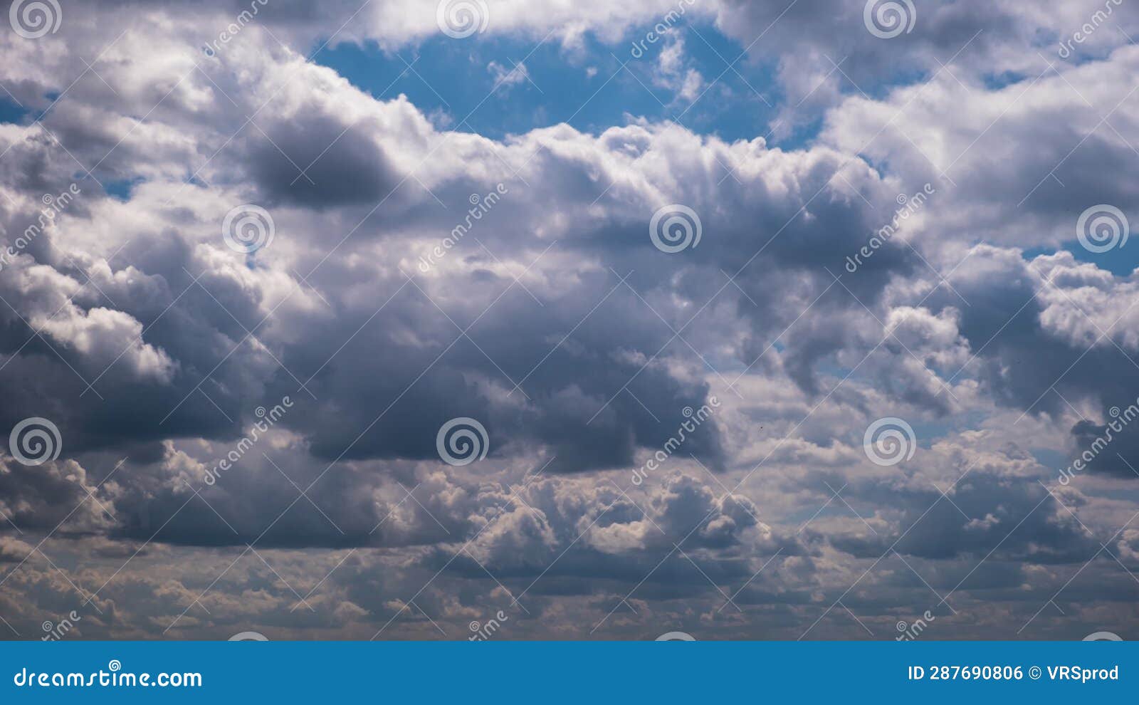Cumulus Clouds Move in the Sky, Timelapse Stock Footage - Video of ...