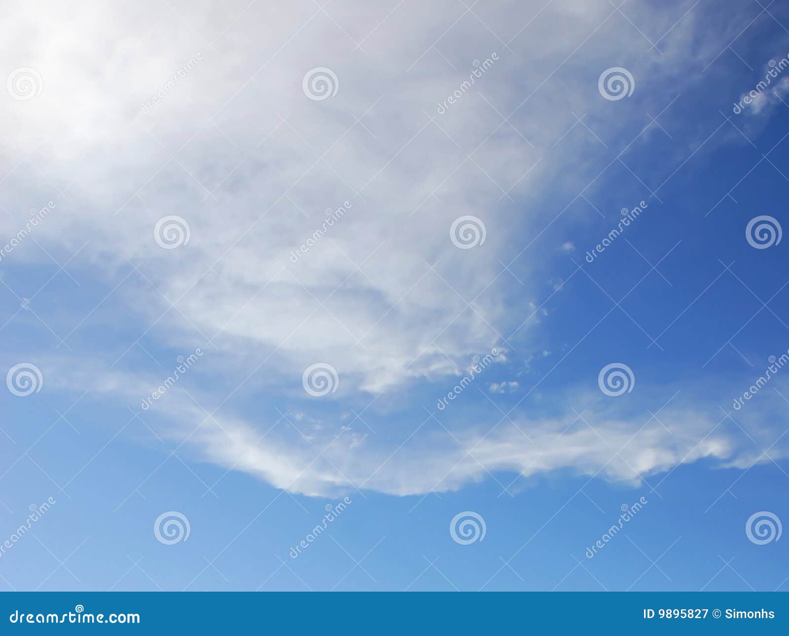 Cumulus Humilis Clouds stock image. Image of fluffy, sunlight - 9895827
