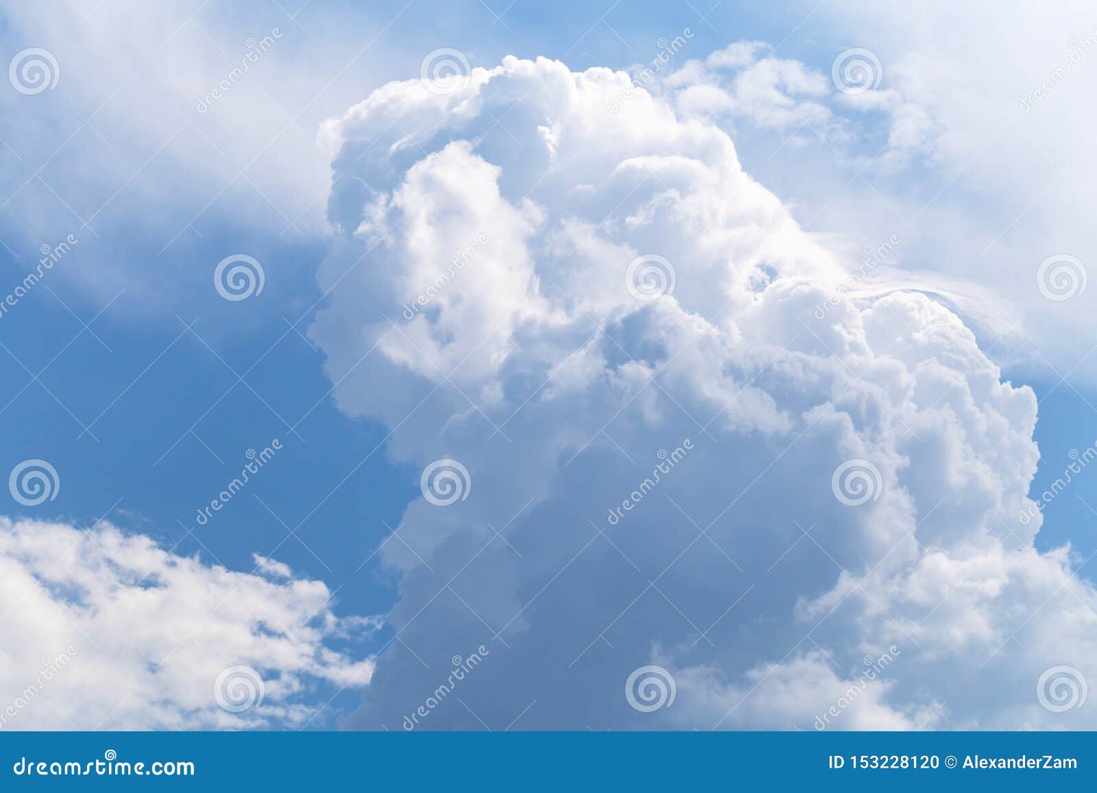 Cumulus on sky stock photo. Image of background, color - 153228120