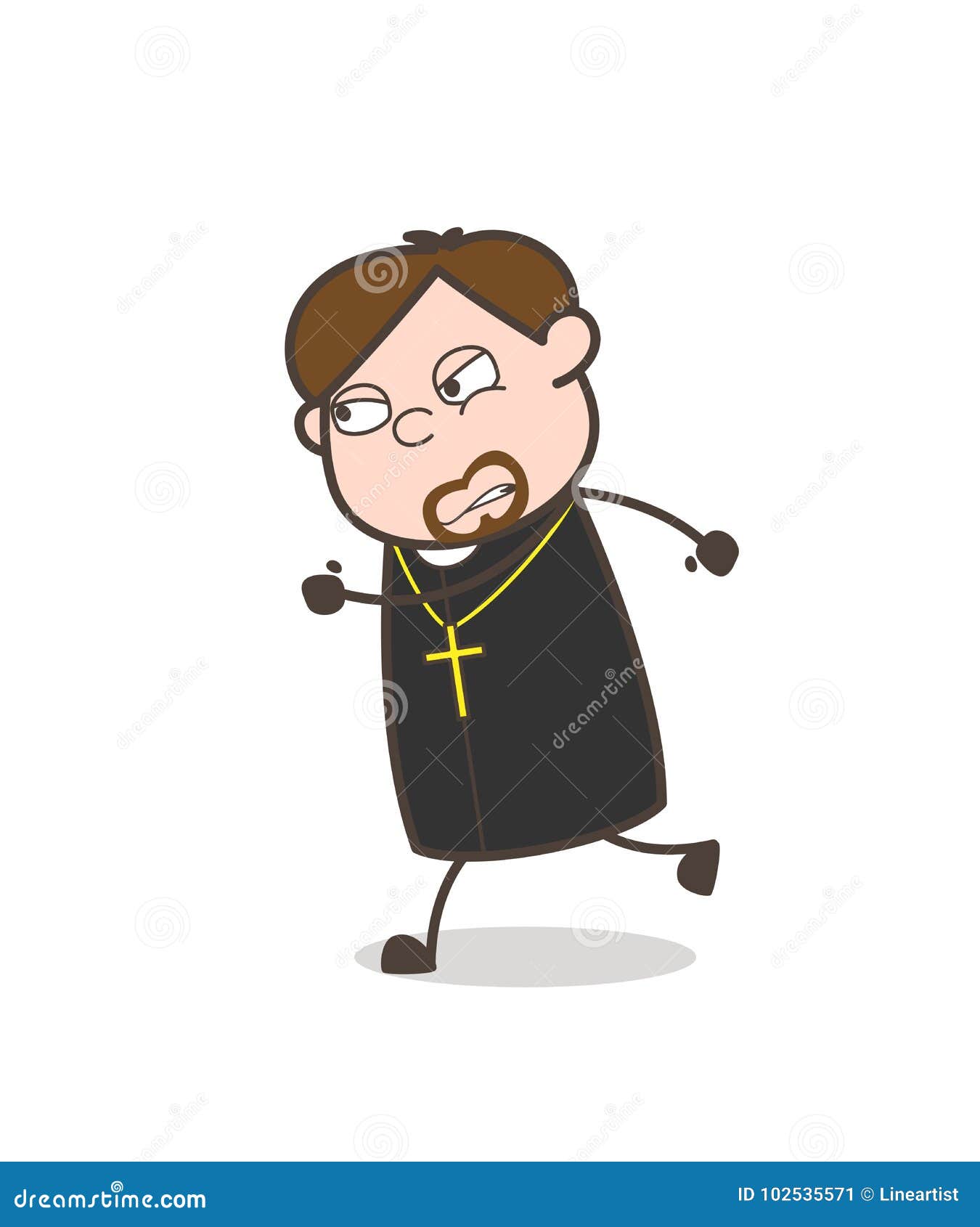 Catholic Preacher Pose