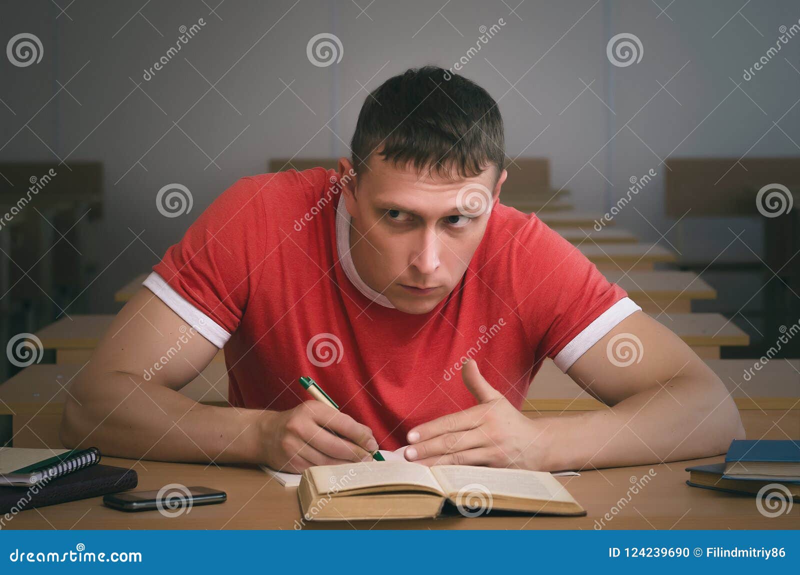 Student. stock photo. Image of cunning, hand, school - 124239690