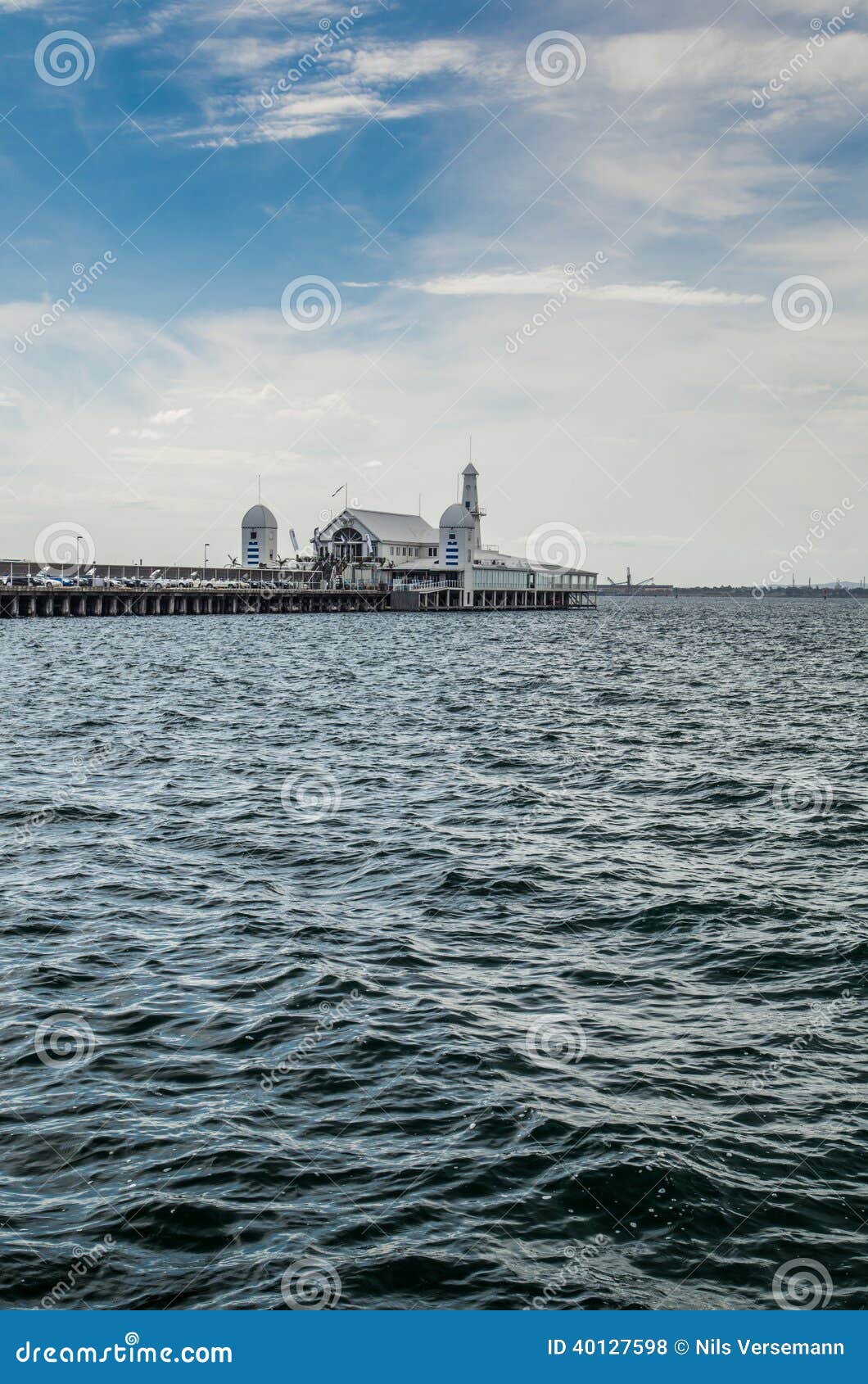 Cunningham Pier in Geelong fotografia stock. Immagine di pilastro ...