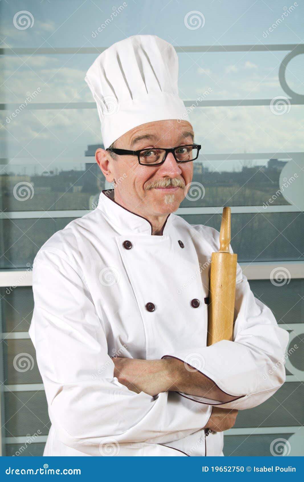 Cuoco con il cappello fotografia stock. Immagine di menù - 19652750